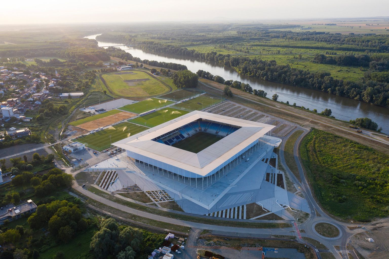 FOTO Pogledajte fotografije iz zraka: Najmoderniji stadion u Hrvatskoj ...