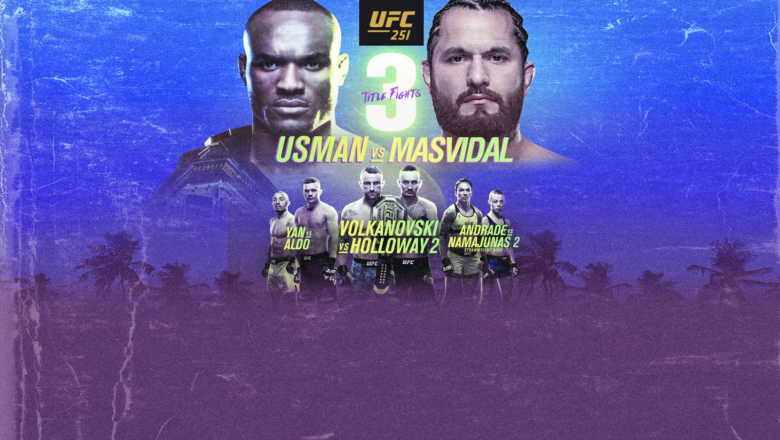 UFC 251 Usman vs Masvidal, Abu Dhabi (UAE)