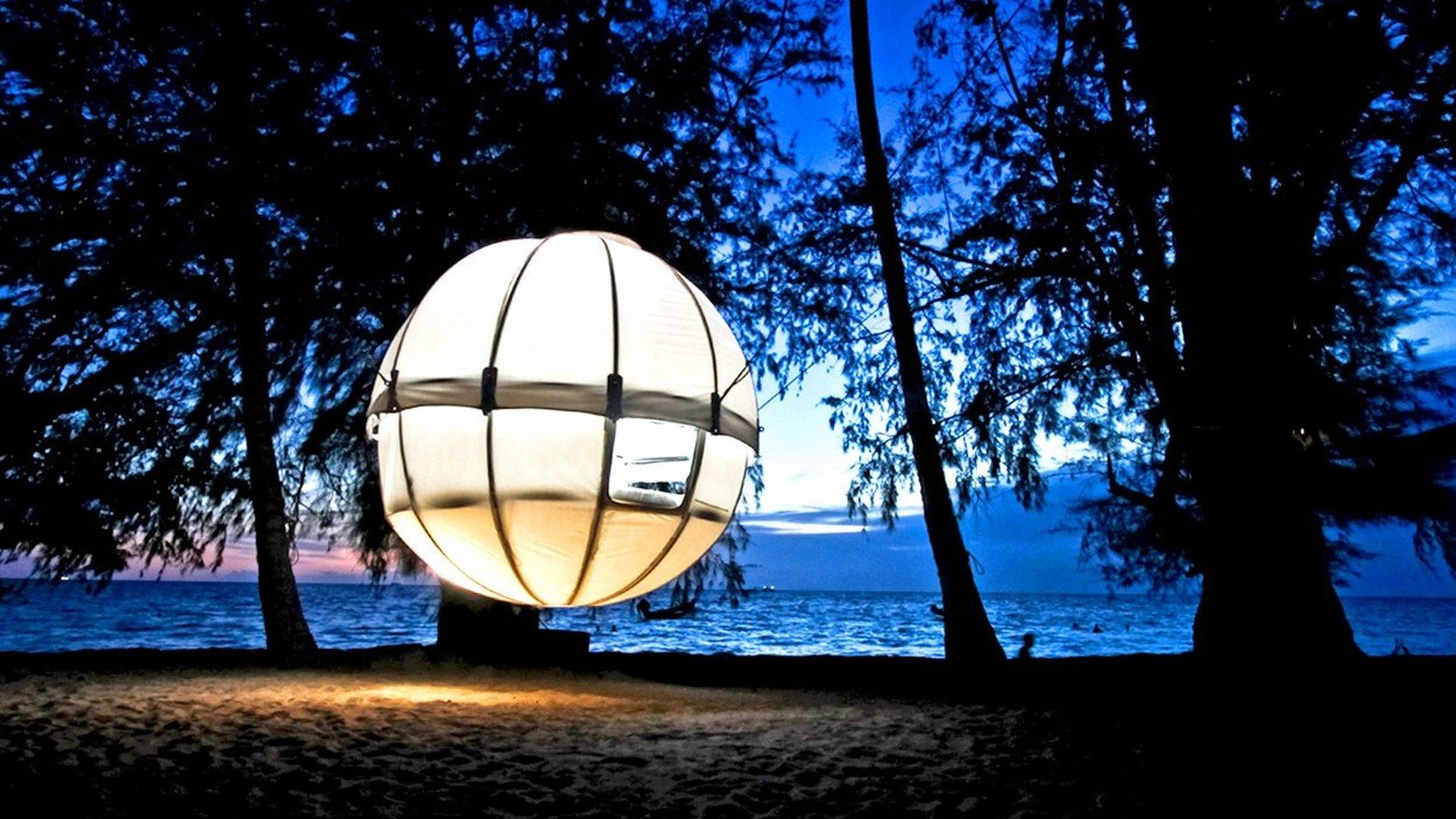 Cocoon Tree: Kućica na drvetu za plažu ili kampiranje u šumi