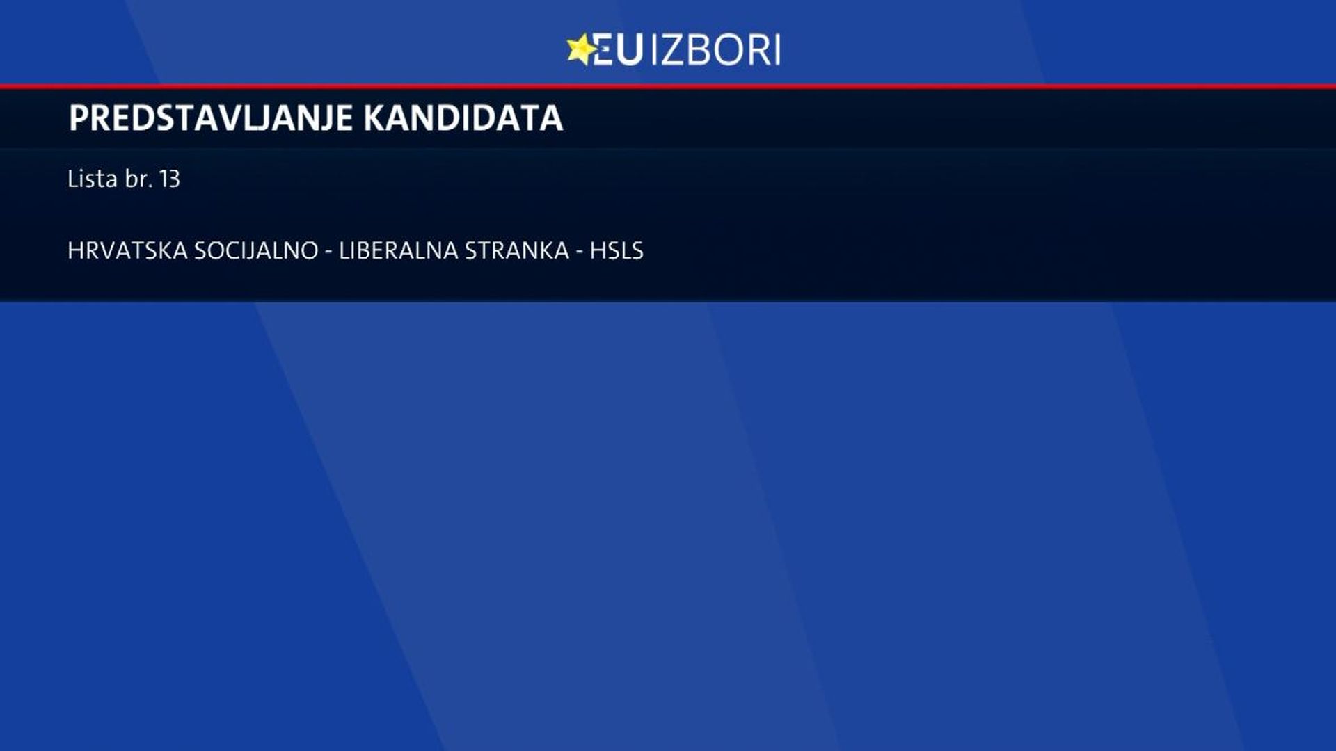 Predstavljanje kandidacijskih lista: Hrvatska socijalno-liberalna ...
