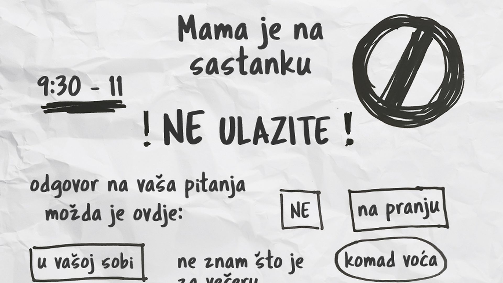 Fenomenalna poruka mame djeci s kojom će se poistovjetiti mnogi roditelji