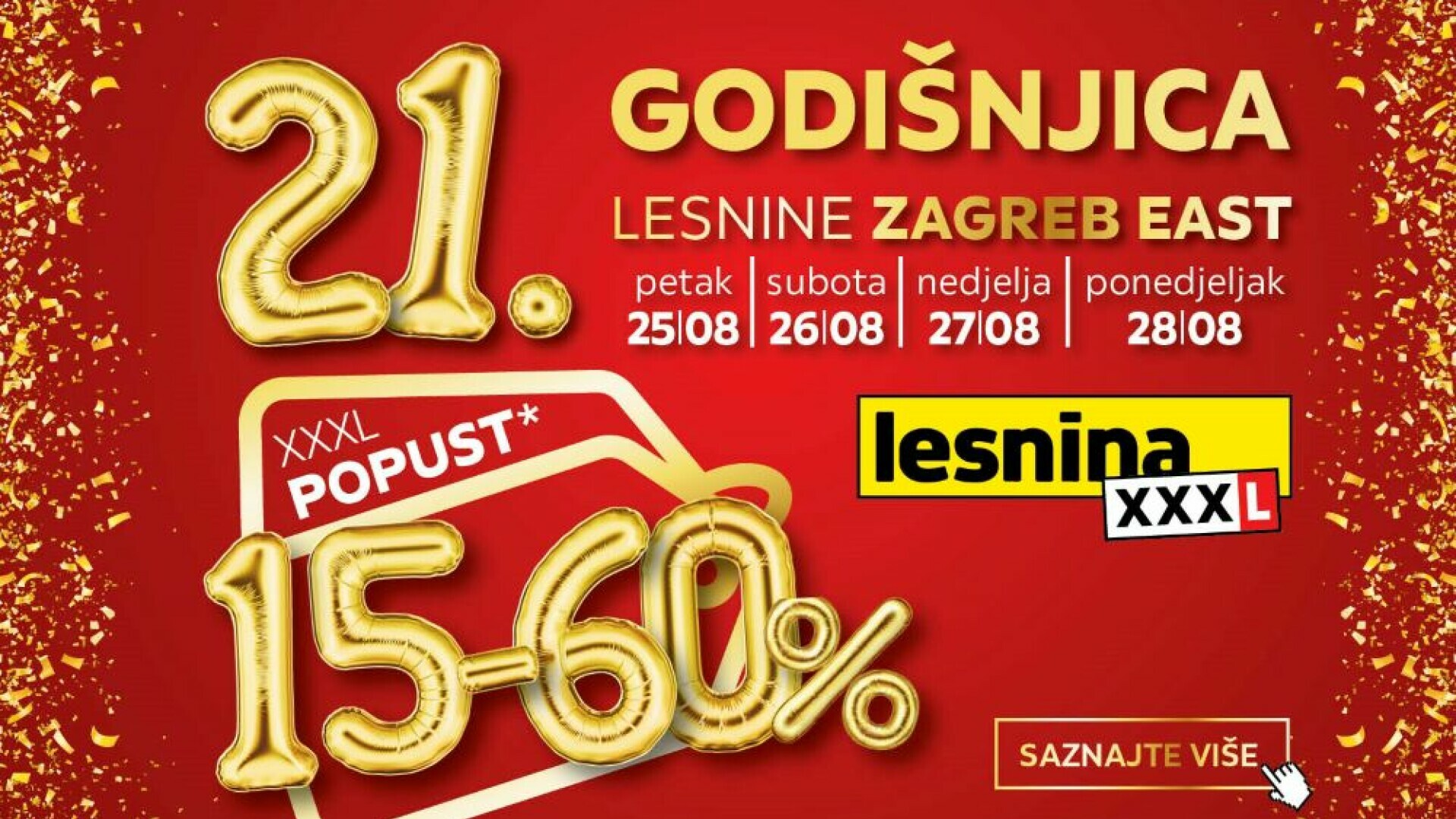 Lesnina Zagreb East slavi rođendan!