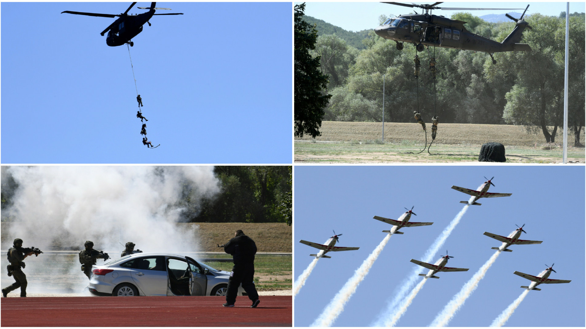 FOTOGALERIJA Nevjerojatan završetak svečanosti u Kninu: Održana vježba ...