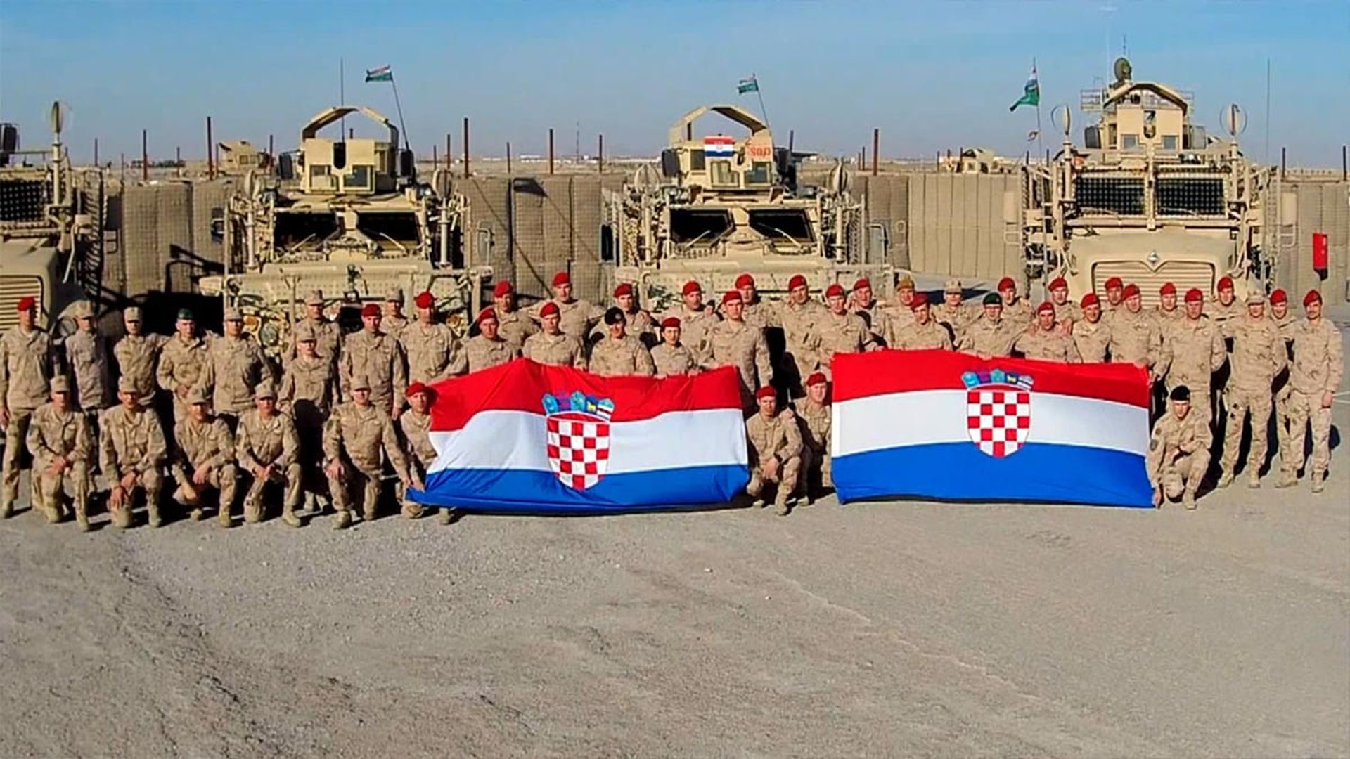 Hrvatski vojnici poslali božićnu čestitku iz Afganistana