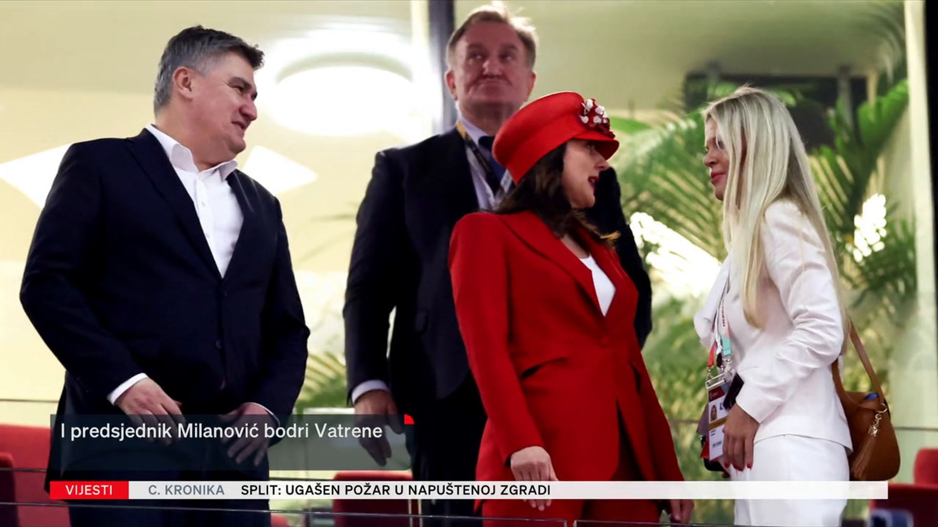 Milanović sa suprugom u Kataru