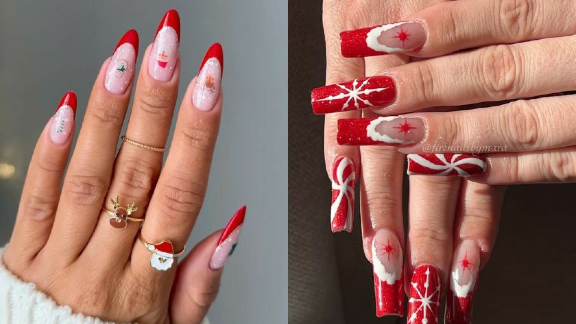 Crvena manikura idealna za blagdane: 8 opcija s kojima se možete ...