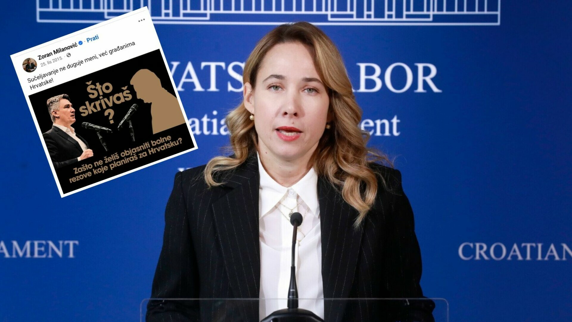 Selak Raspudić pozvala Milanovića na sučeljavanje: "Jesi li postao ...