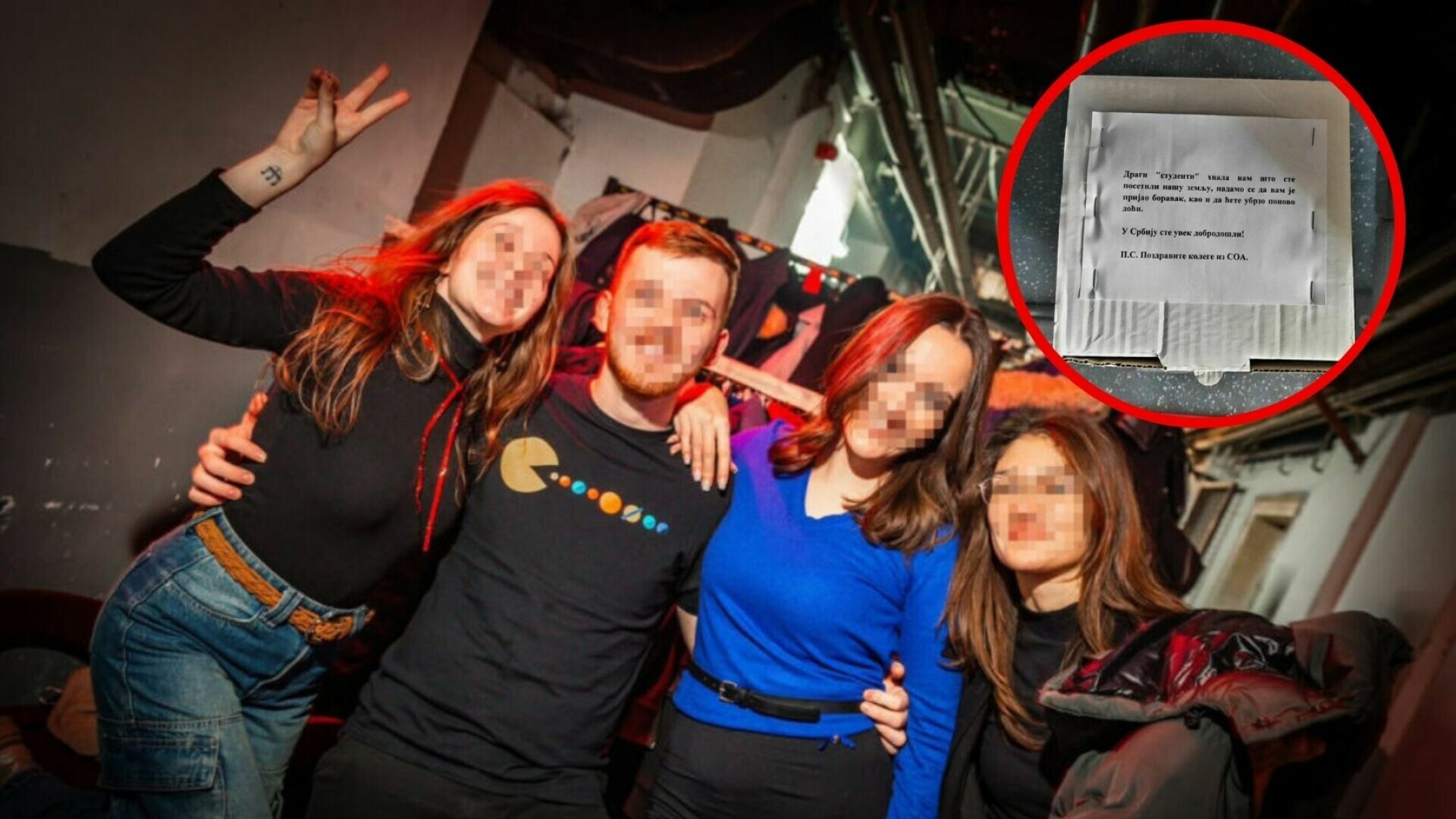 Studente FER-a mediji u Srbiji pratili i snimali: Od policije na odlasku dobili "poklon" s porukom