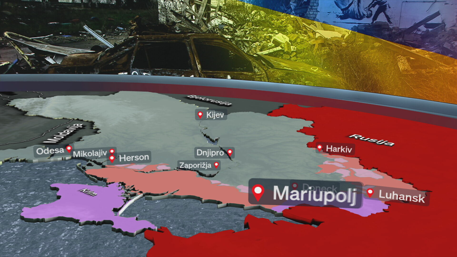 VIDEO Pogledajte posljedice invazije na Ukrajinu i dosadašnji tijek ruskih napada