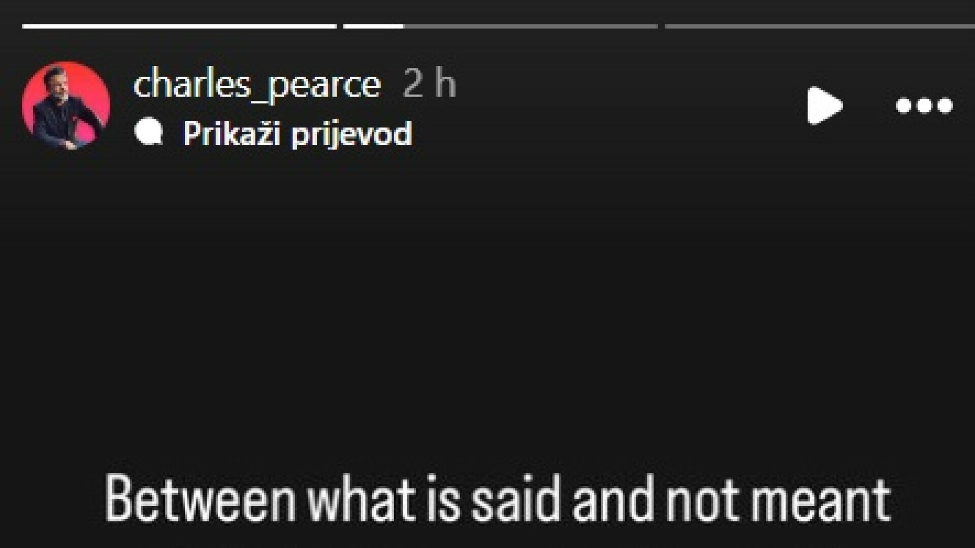 Charles Pearce prisjetio se početka s Ellom Dvornik, a jednu stvar sada ...