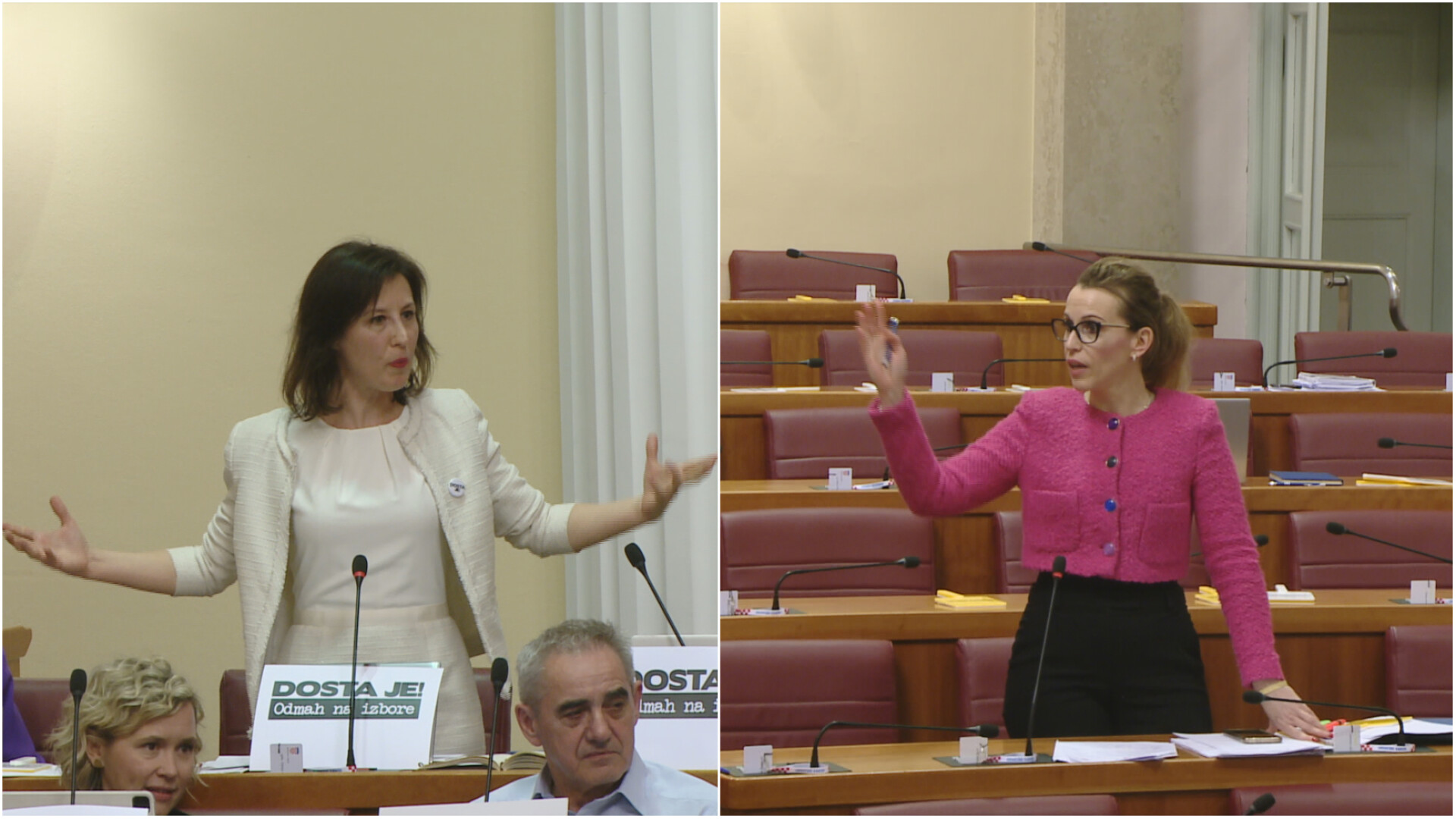 VIDEO Obračun u Saboru: "Mislite li da su branitelji za to ginuli ...