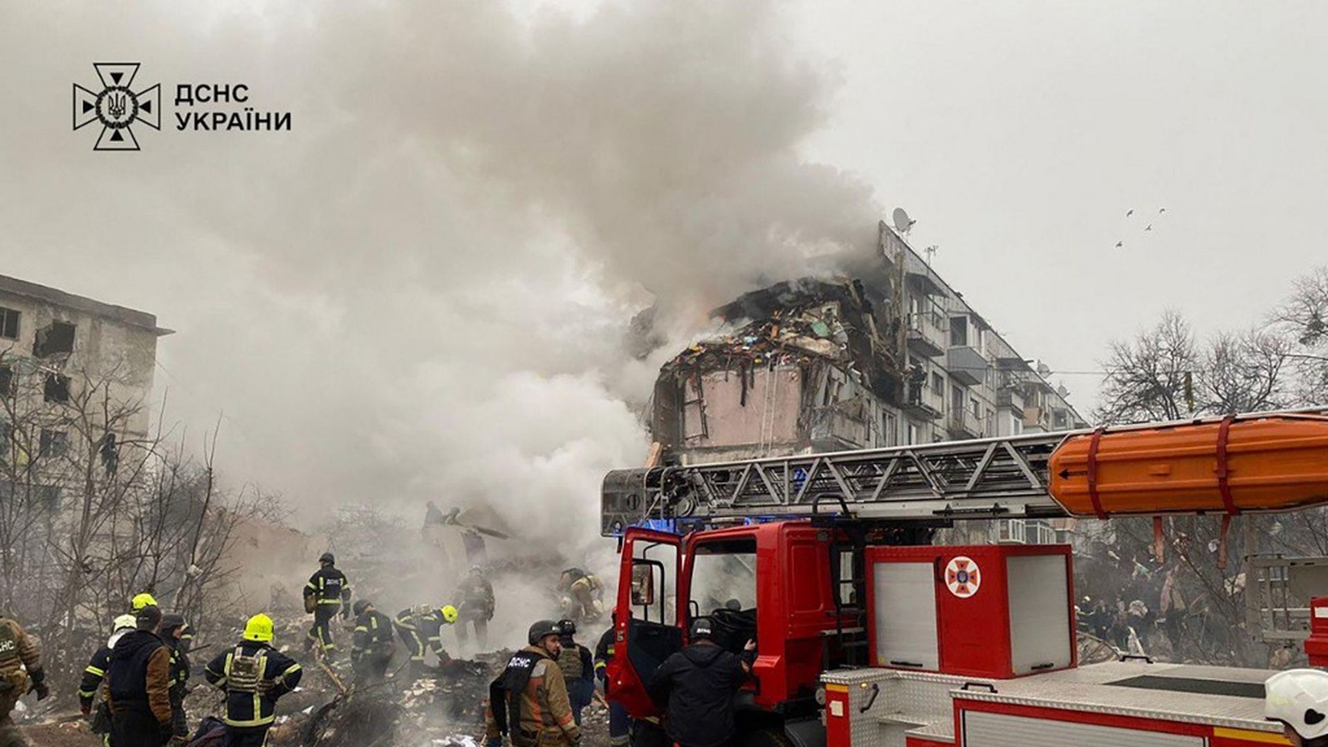 VIDEO Ruski dron pogodio zgradu: Četvero ljudi poginulo