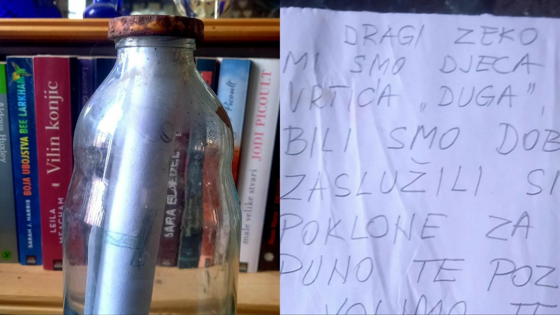 Kad te život uplete u bajku: Dječja poruka u boci putovala Dunavom više ...