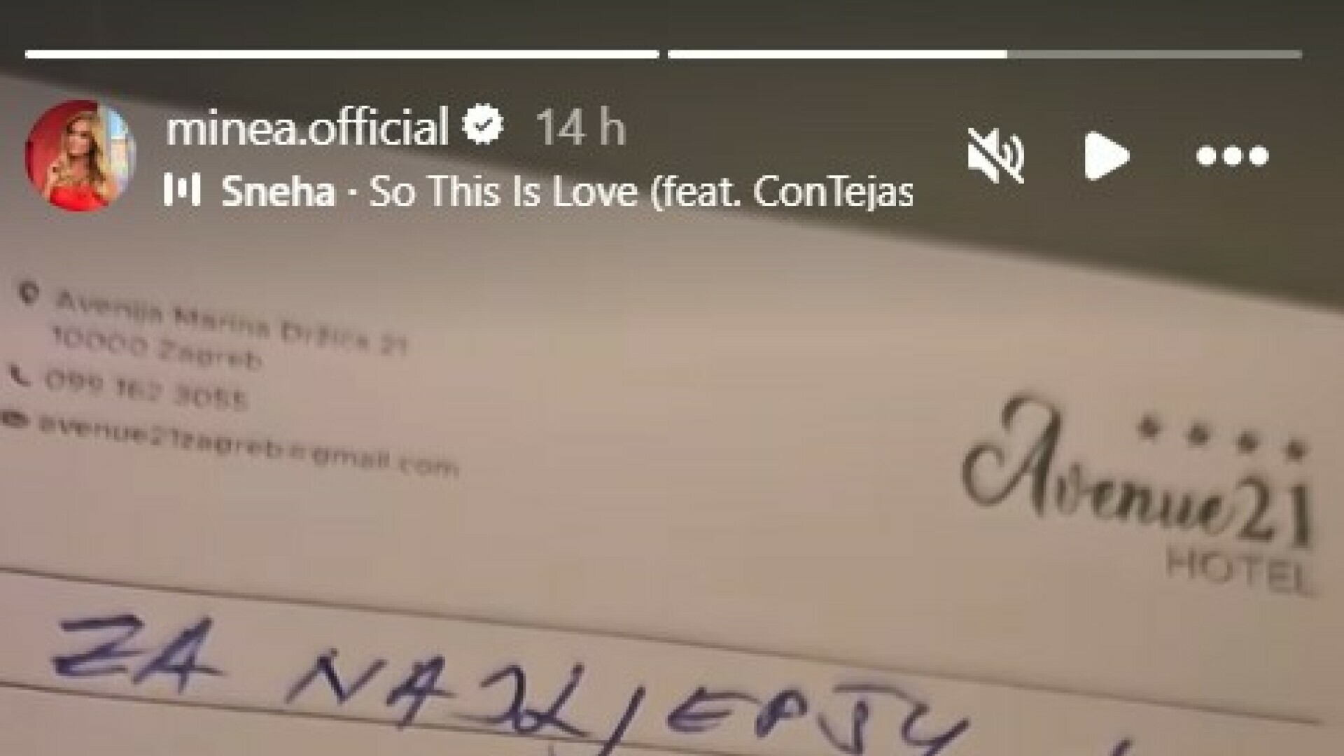 Minea se uoči Valentinova pohvalila poklonom od posebnog muškarca: "Kad ...