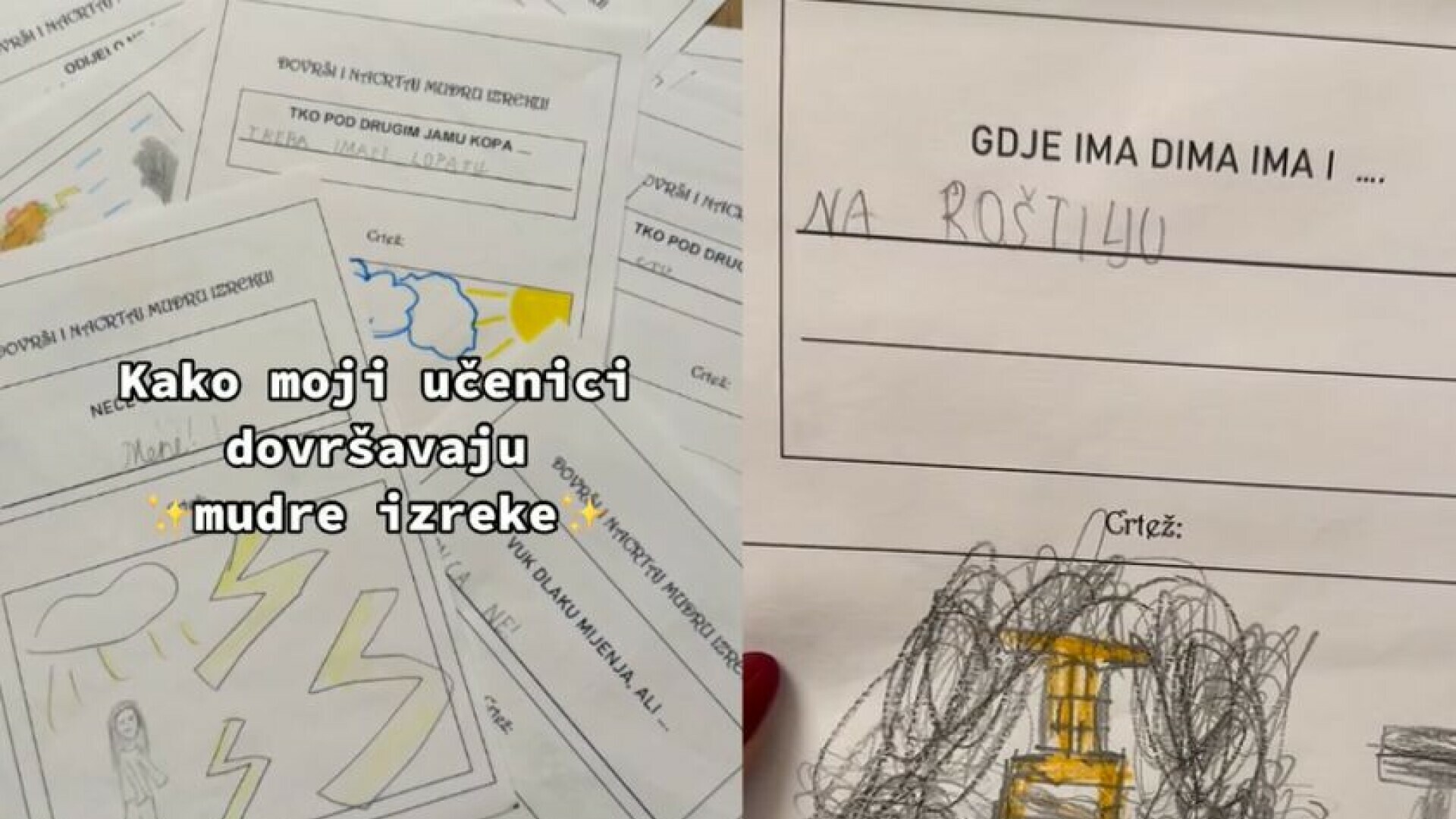 Učiteljica 2. razreda podijelila urnebesne odgovore: "Evo kako moji ...
