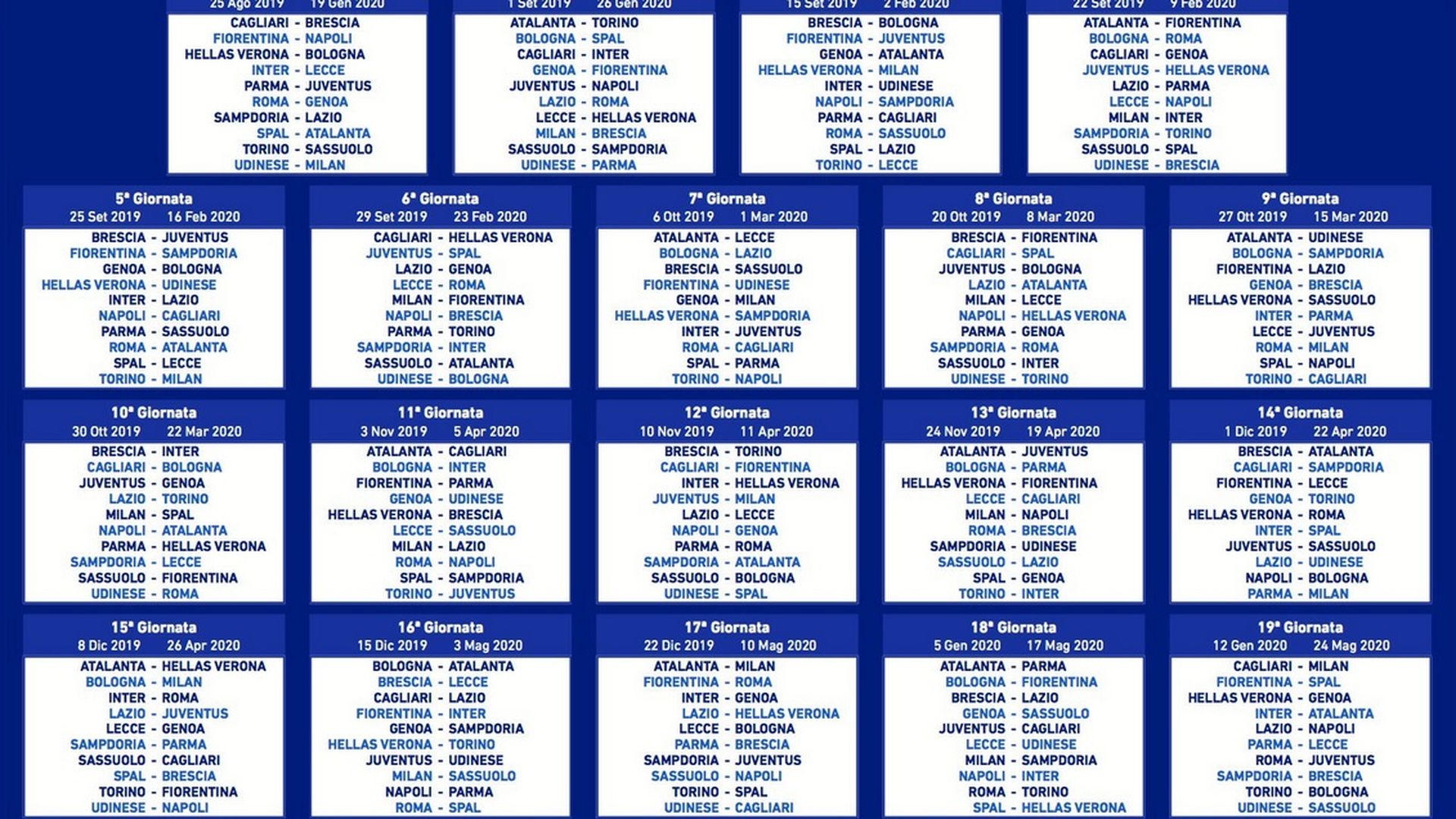 Raspored nove sezone Serie A: Već u drugom kolu dva velika obračuna