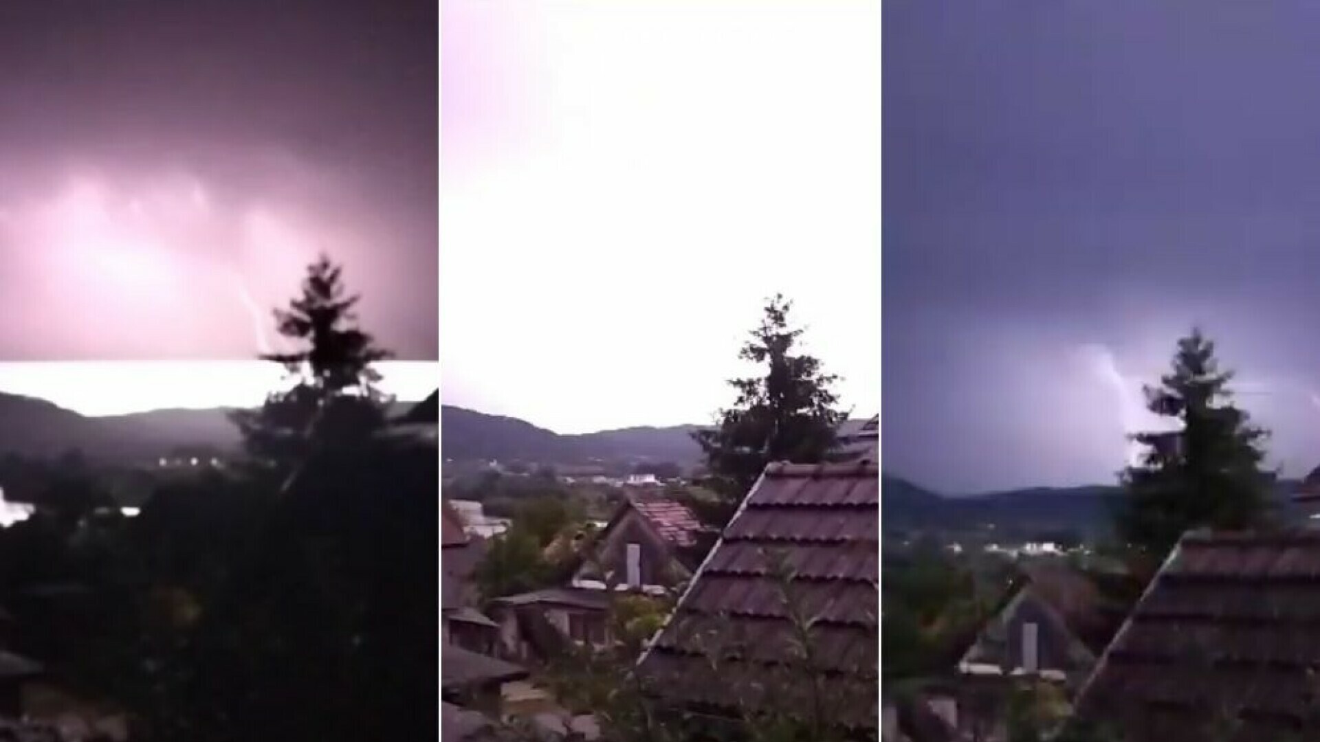 VIDEO Pogledajte spektakularne munje iznad Hrvatske Kostajnice: "Bilo ...