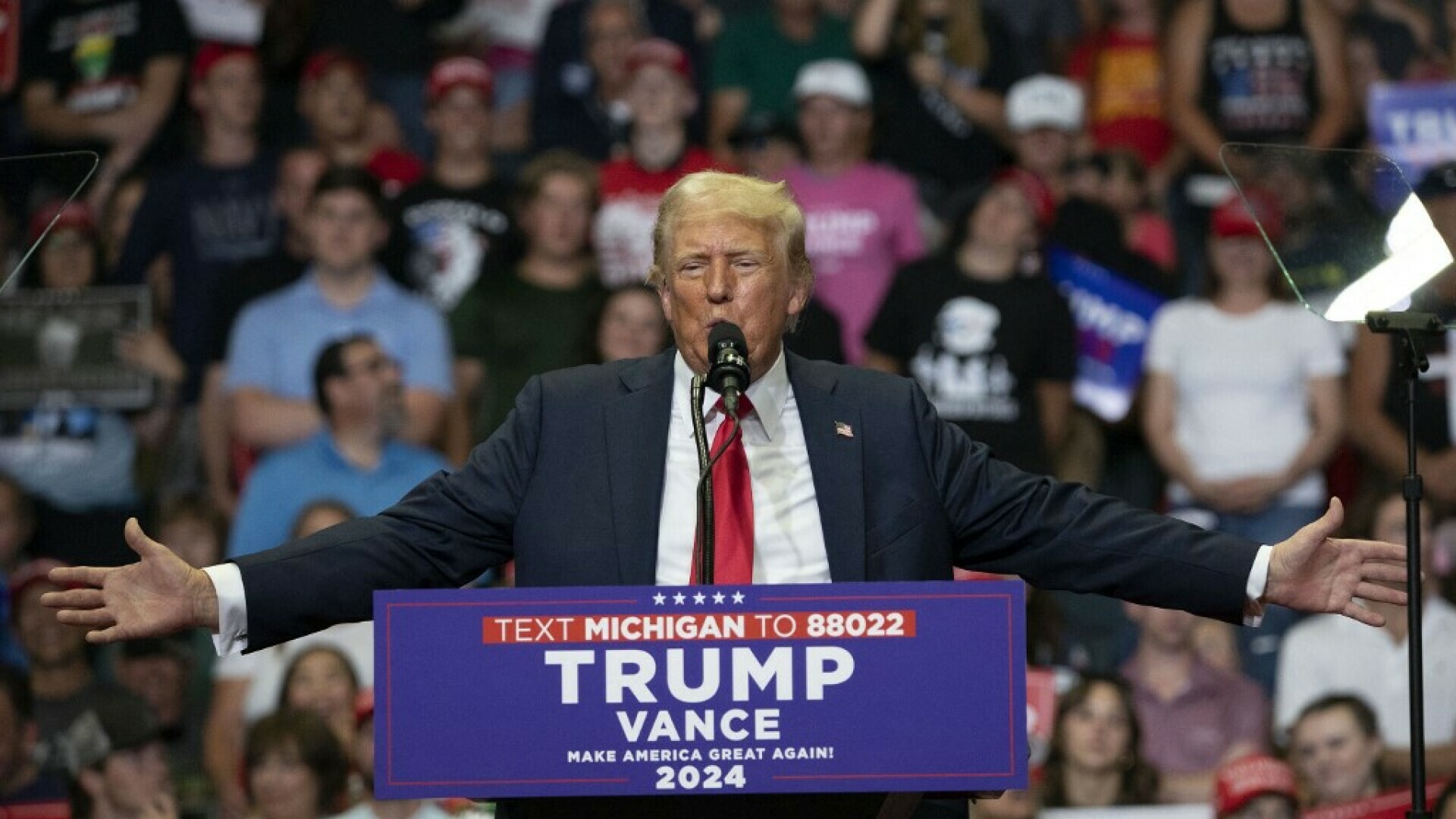 VIDEO Trump je ismijavao na javnome skupu: "Jeste li vidjeli kako se smije? Ona je luda"