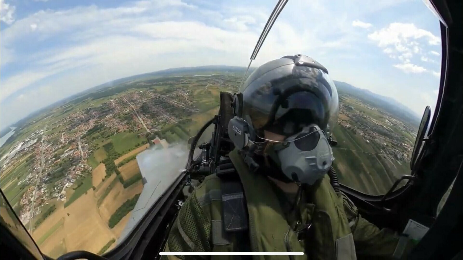 VIDEO/FOTO Pilot Rafalea poslao poruku Hrvatima: "Buka koju čujete ...