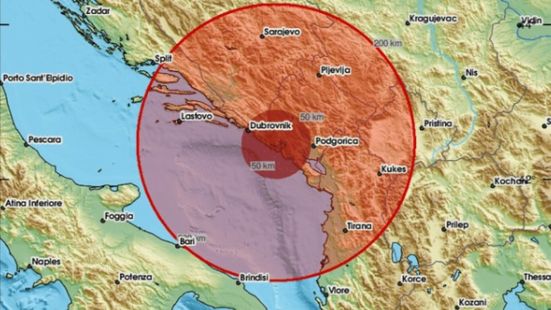 Potres u Crnoj Gori, osjetio se i u Hrvatskoj: "Čudan neki potres, zatrese pa stane pa opet"