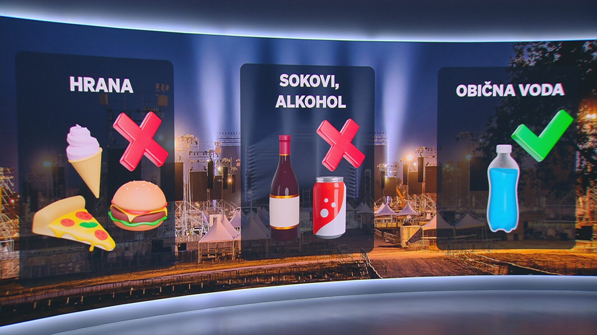 Što se smije, a što ne smije ponijeti na Thompsonov koncert? Evo vodiča