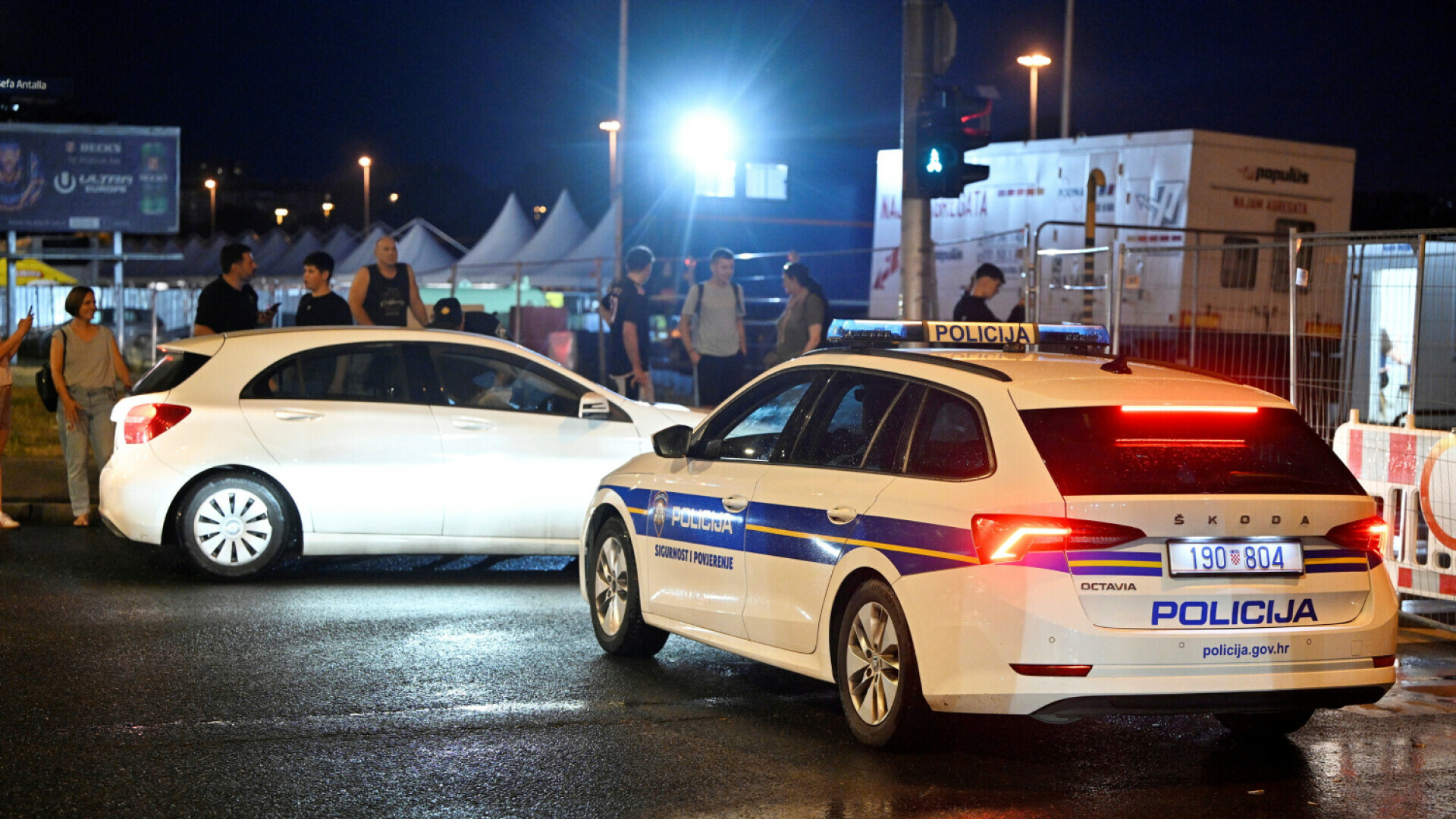 VIDEO/FOTO Zagreb noć prije koncerta: Blokada prometa u tri kvarta ...