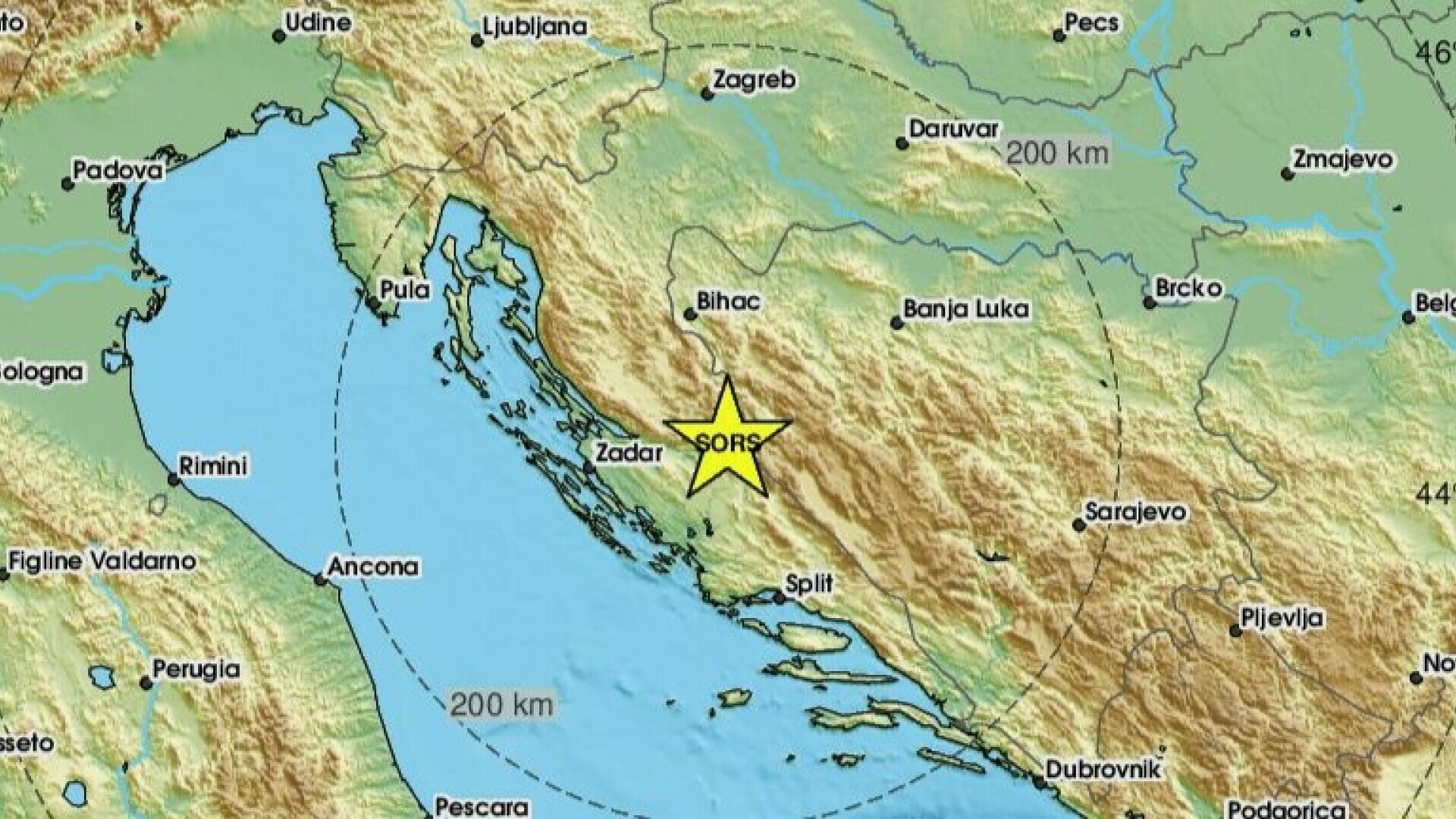 Potres probudio Dalmaciju: "Osjetila se tutnjava"