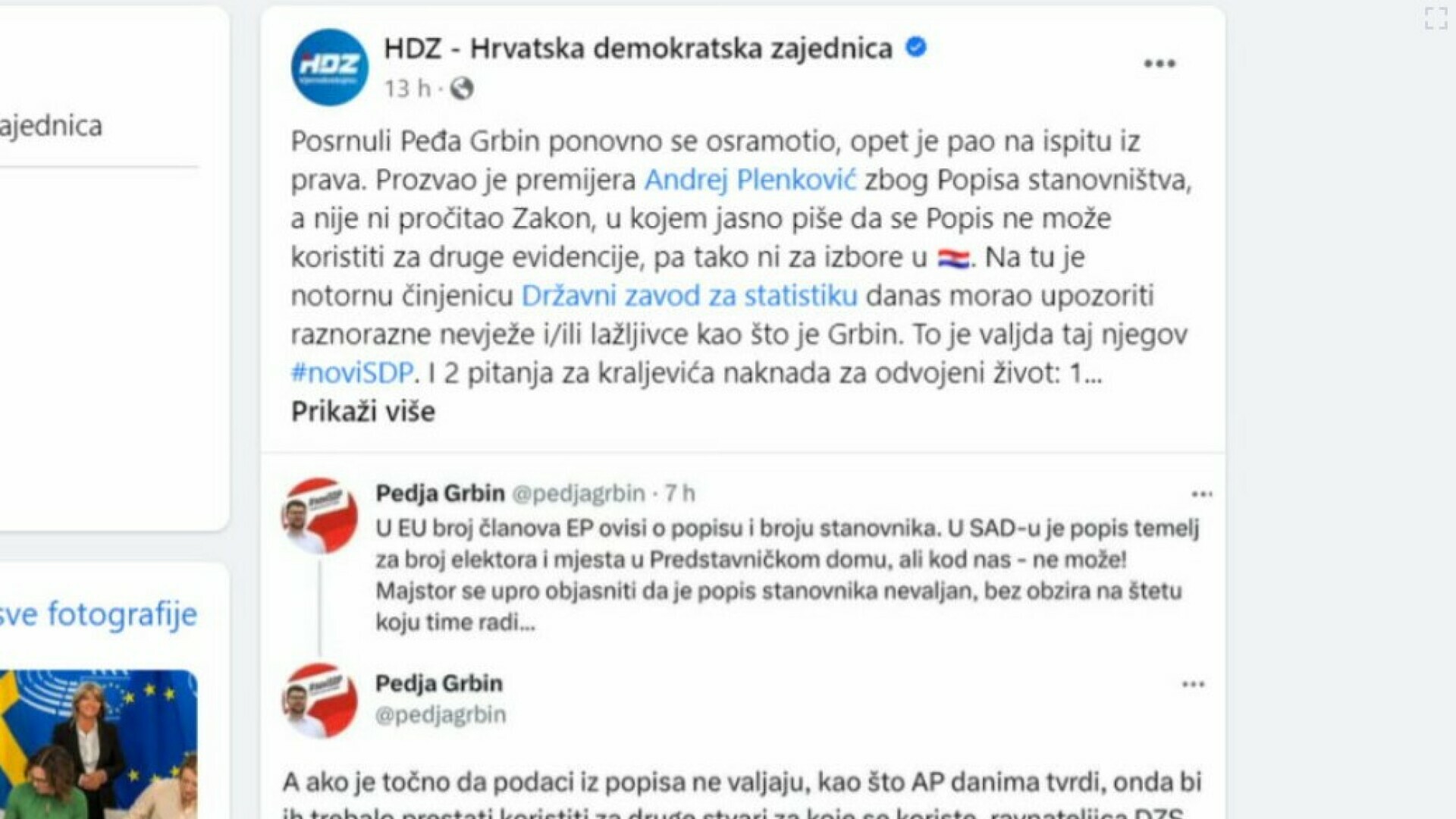 Vladajuća i oporbena stranka prepucavaju se na Facebooku i Twitteru ...