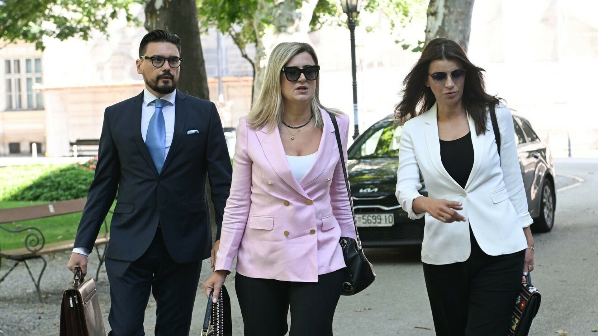 Josipa Rimac prvi put u javnosti nakon udaje za bivšeg agenta SOA-e, osmijeh s lica nije skidala ...