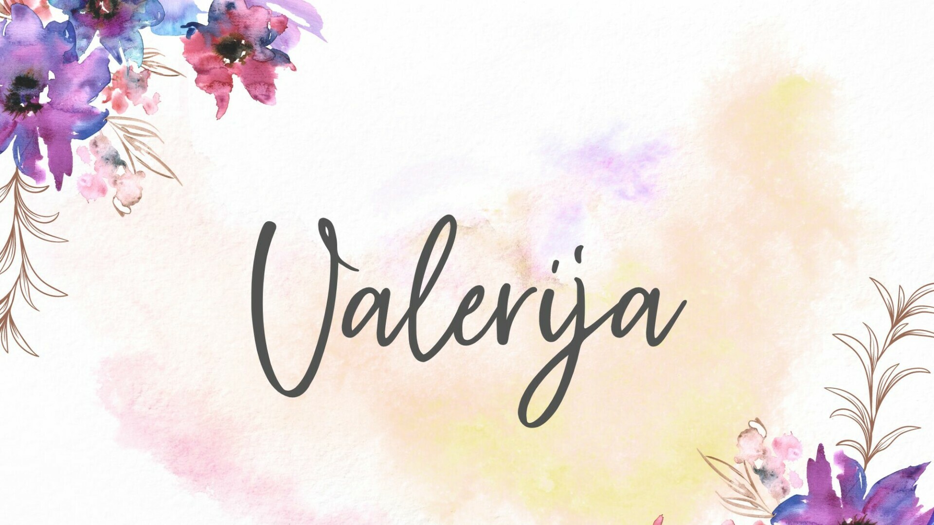 Kakve su osobe koje nose ime Valerija?