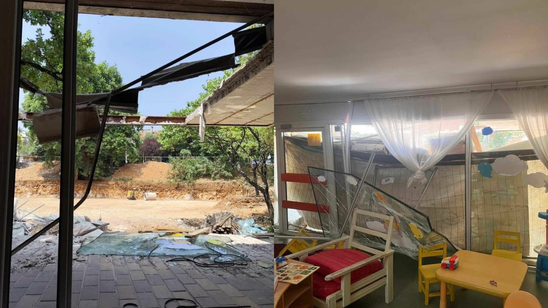 Drama u vrtiću: Nadstrešnica pala na staklenu stijenu tijekom radova ...