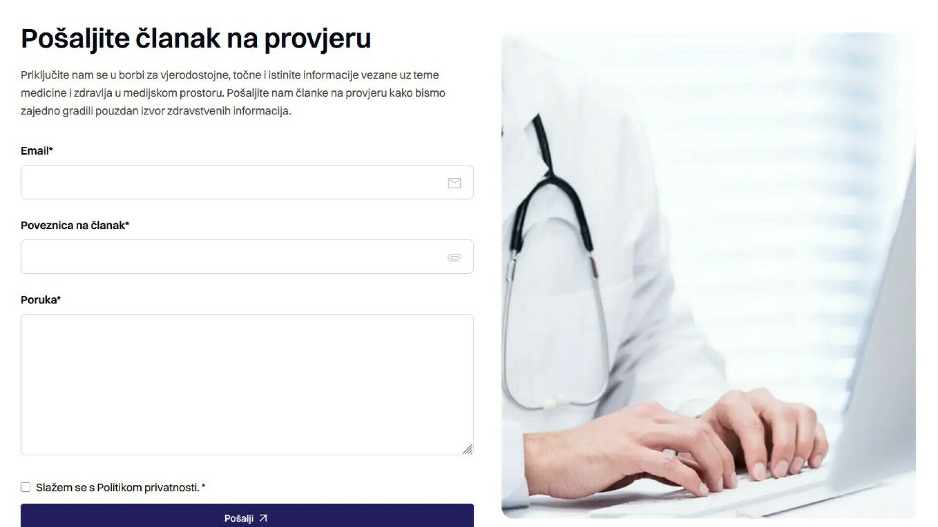 Pokrenut projekt koji ima potencijal stati na kraj dezinformacijama o zdravlju u Hrvatskoj