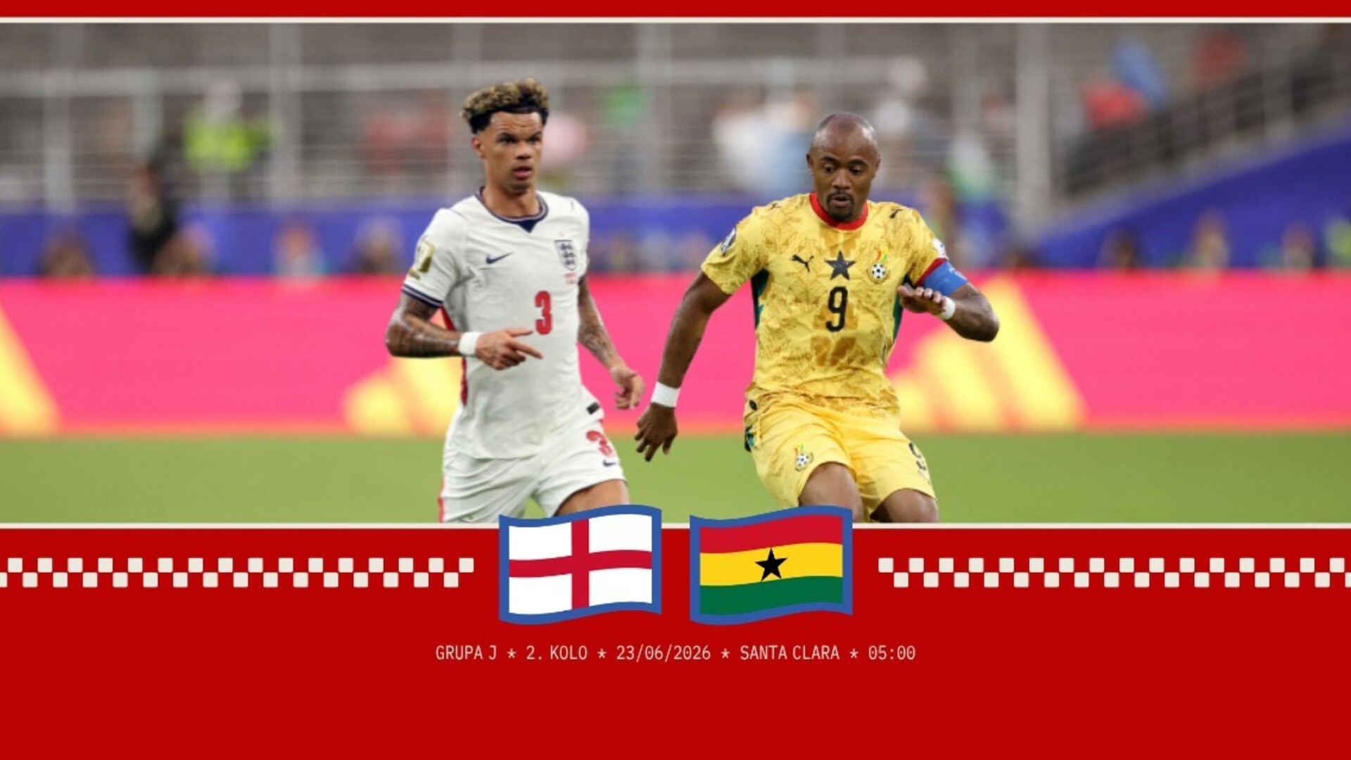 UŽIVO ENGLESKA - GANA: Susret koji jednim okom prate hrvatski navijači ...