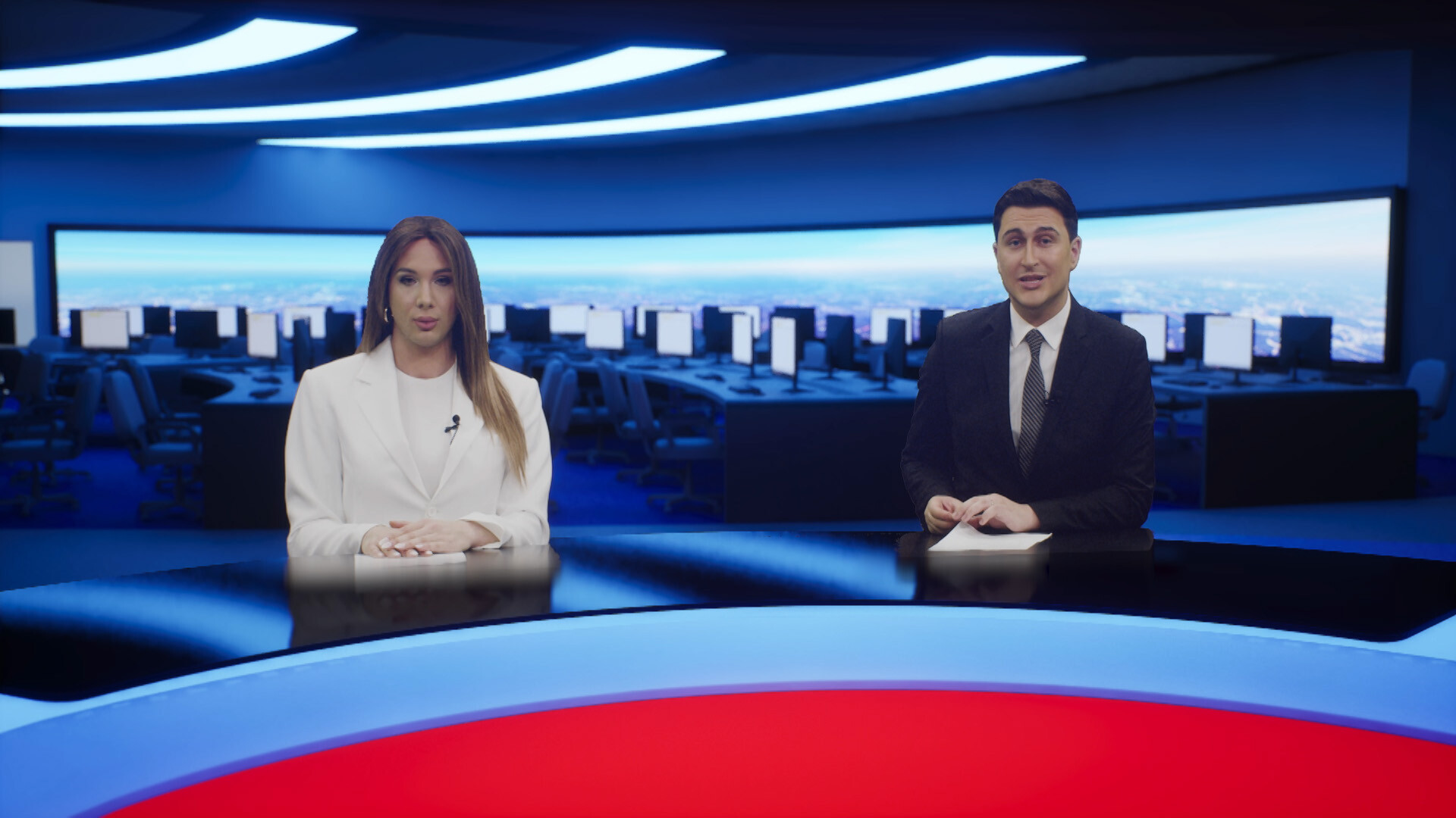 Voditelji Dnevnika Nove TV Valentina Baus i Dino Goleš dobili svoje dvojnike!