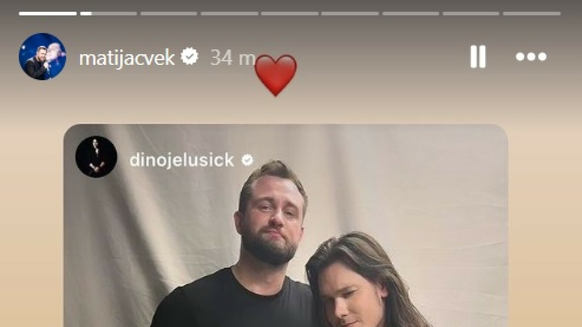 Matija Cvek podijelio je prvu fotografiju s novorođenom kćerkicom ...