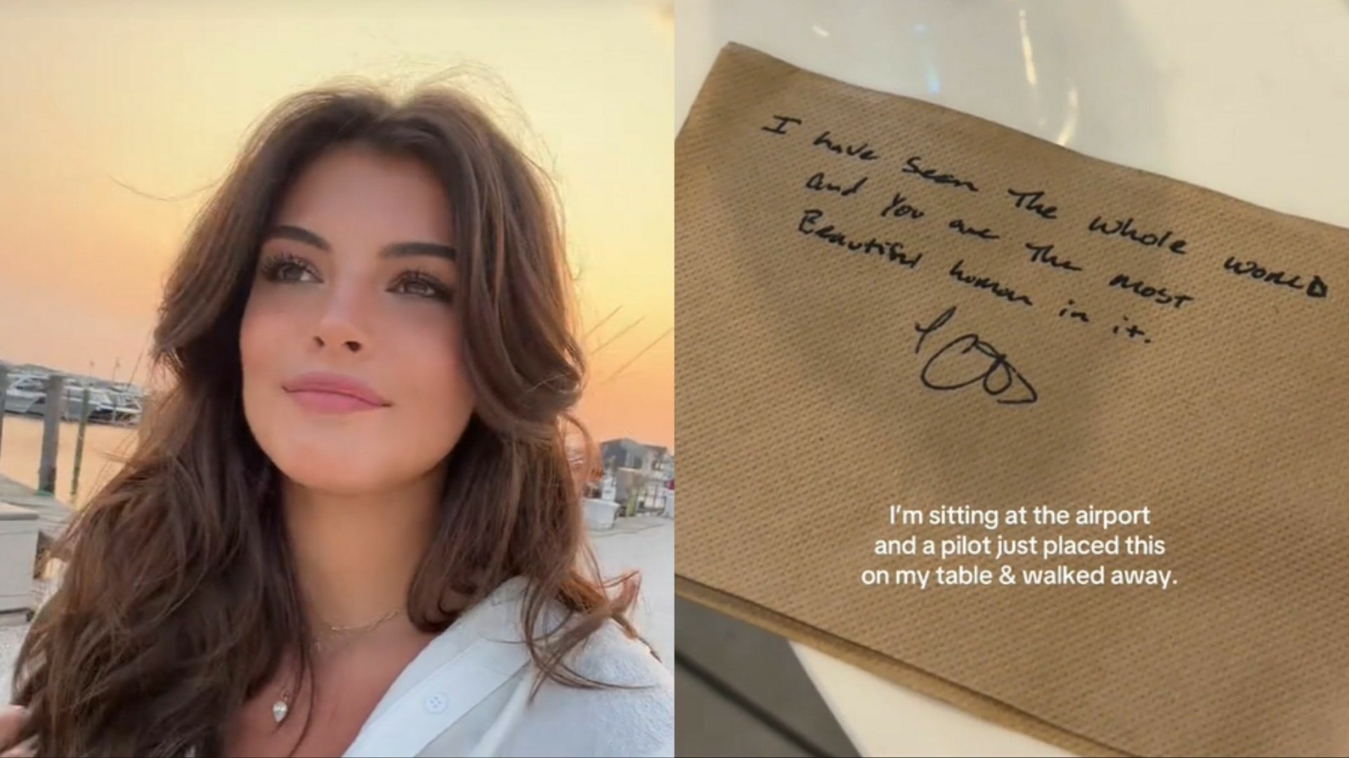 Otkrila neobičnu poruku koju je dobila prije leta i internet je poludio ...