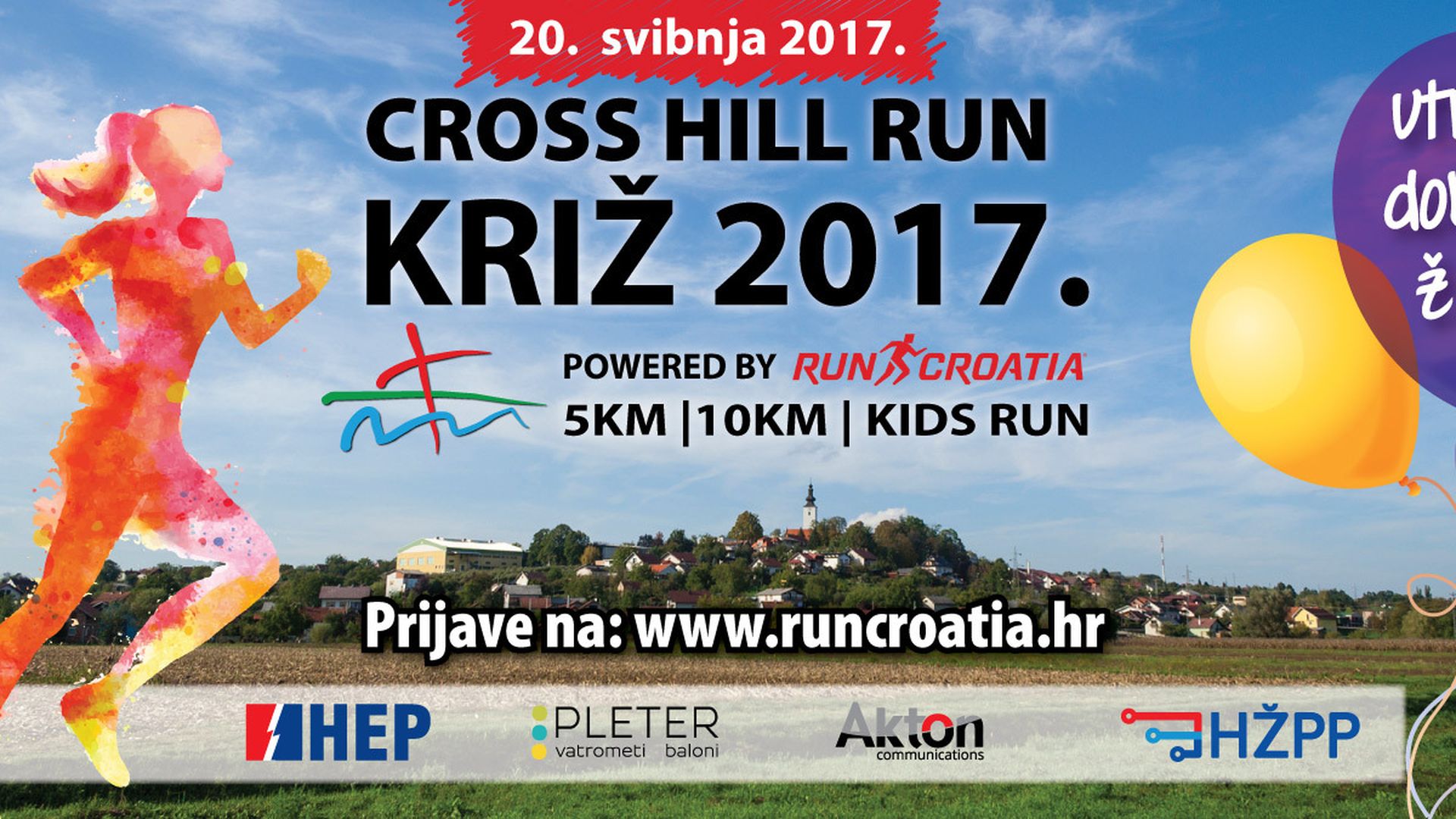 Cross Hill Run u Križu: Utrka dobrih želja