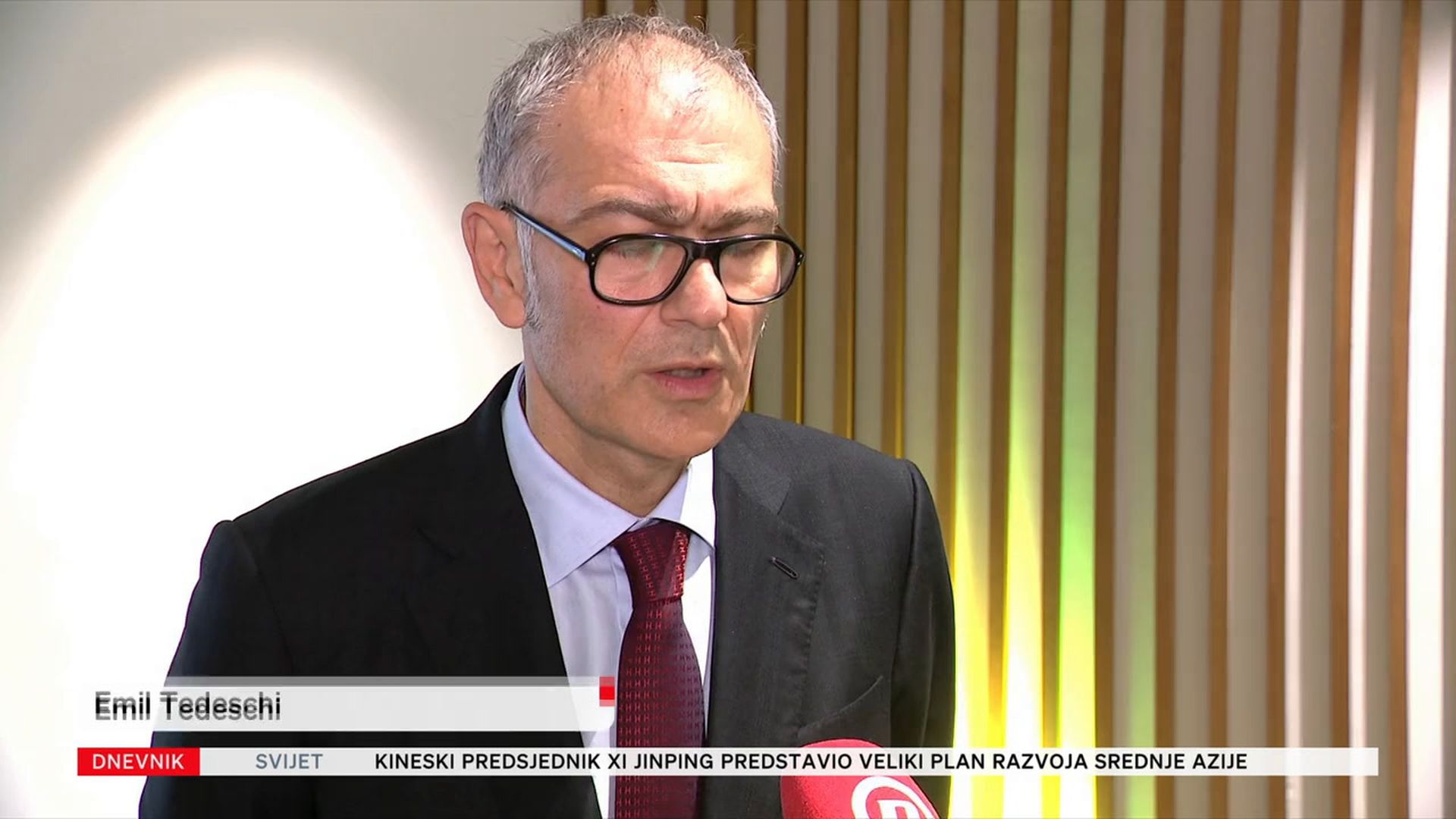 Emil Tedeschi za Dnevnik Nove TV