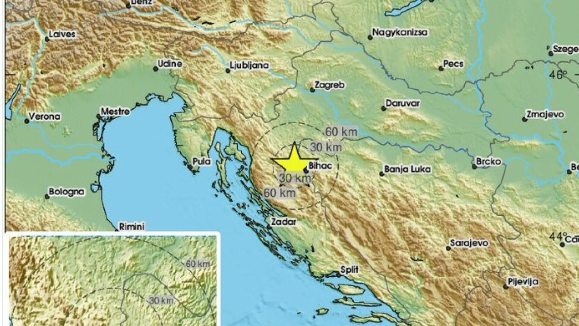 Novi potres kod Slunja: "Treslo jako i kratko"