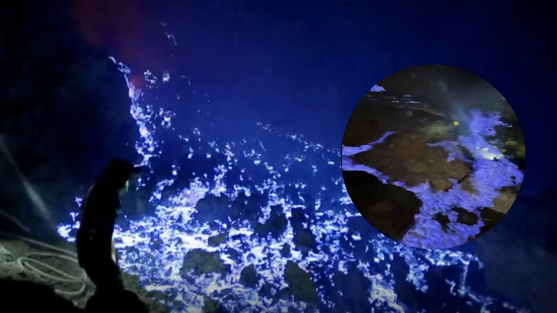 U ovom je vulkanu lava plave boje! Pogledajte nerealne scene neonski ...