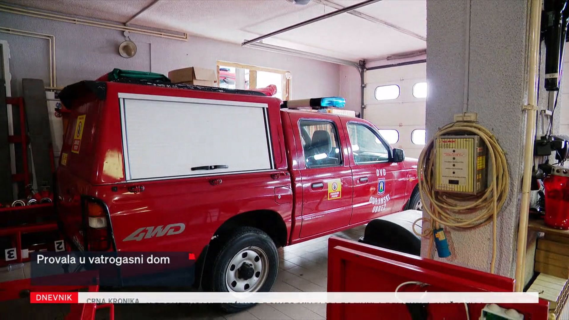Provala u vatrogasni dom