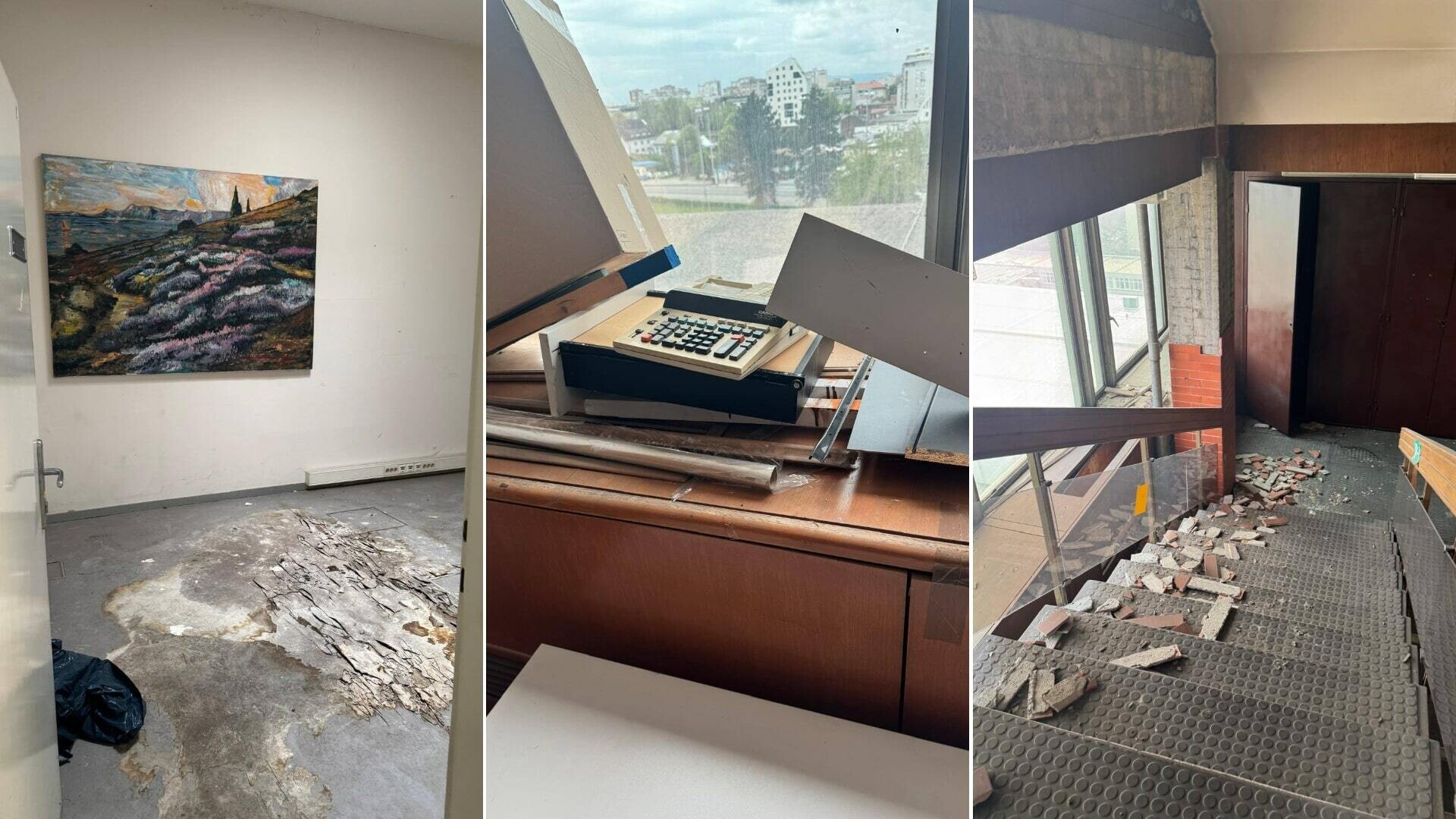 FOTO Selak Raspudić objavila fotografije iz Vjesnika prije požara ...