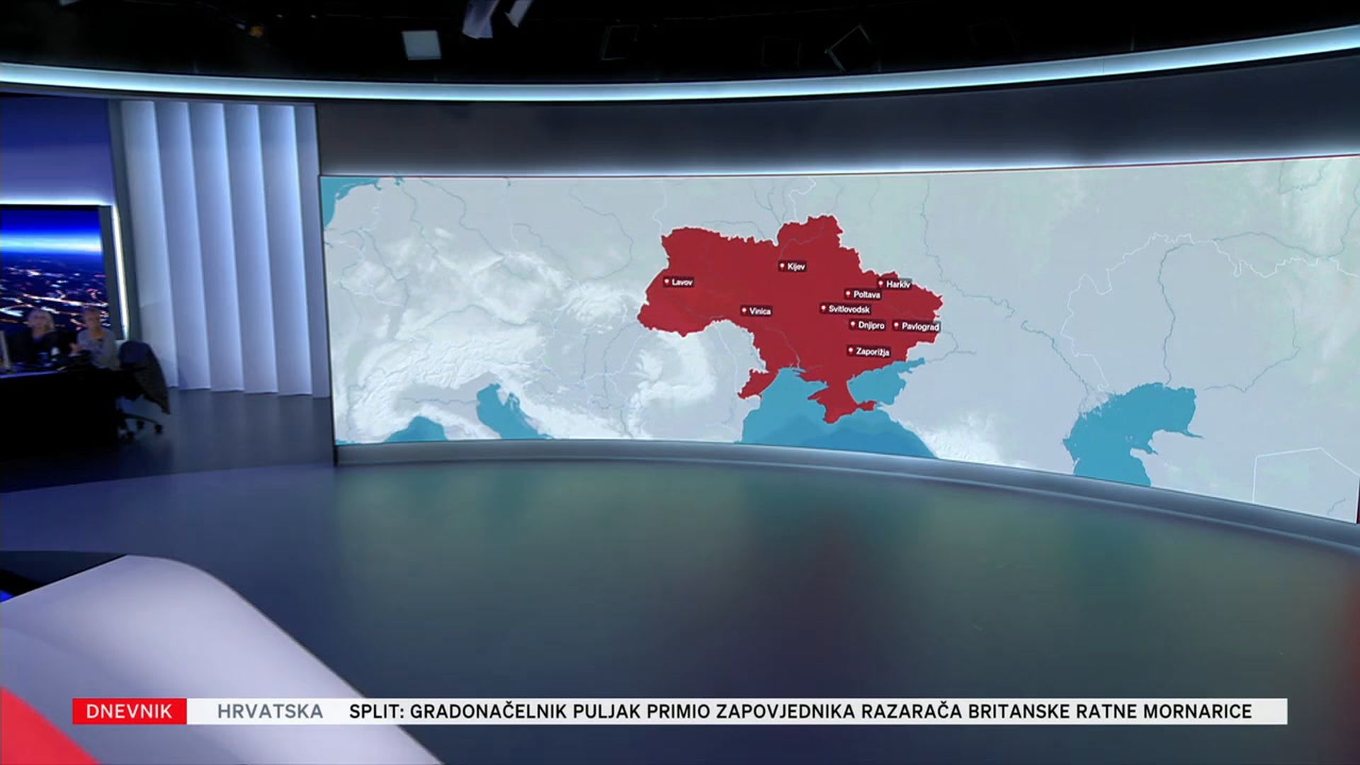 Karta: Napadi u Ukrajini