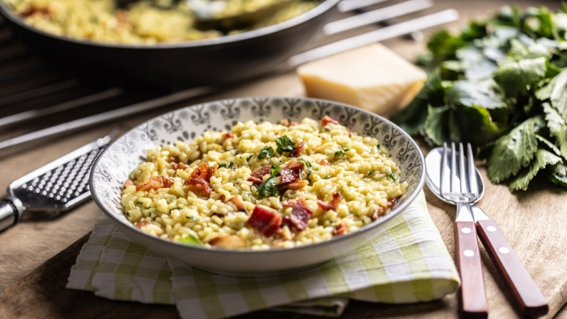 U vrsti riže je tajna: Recept za savršeni rižoto od pancete i gljiva