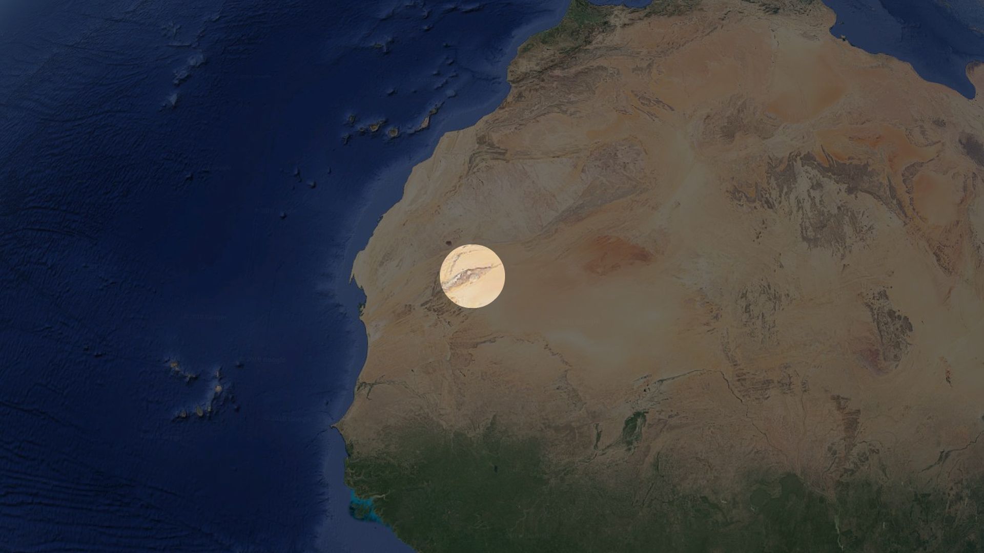 Nova teorija: Neistraženo Oko Sahare zapravo je izgubljeni grad Atlantida