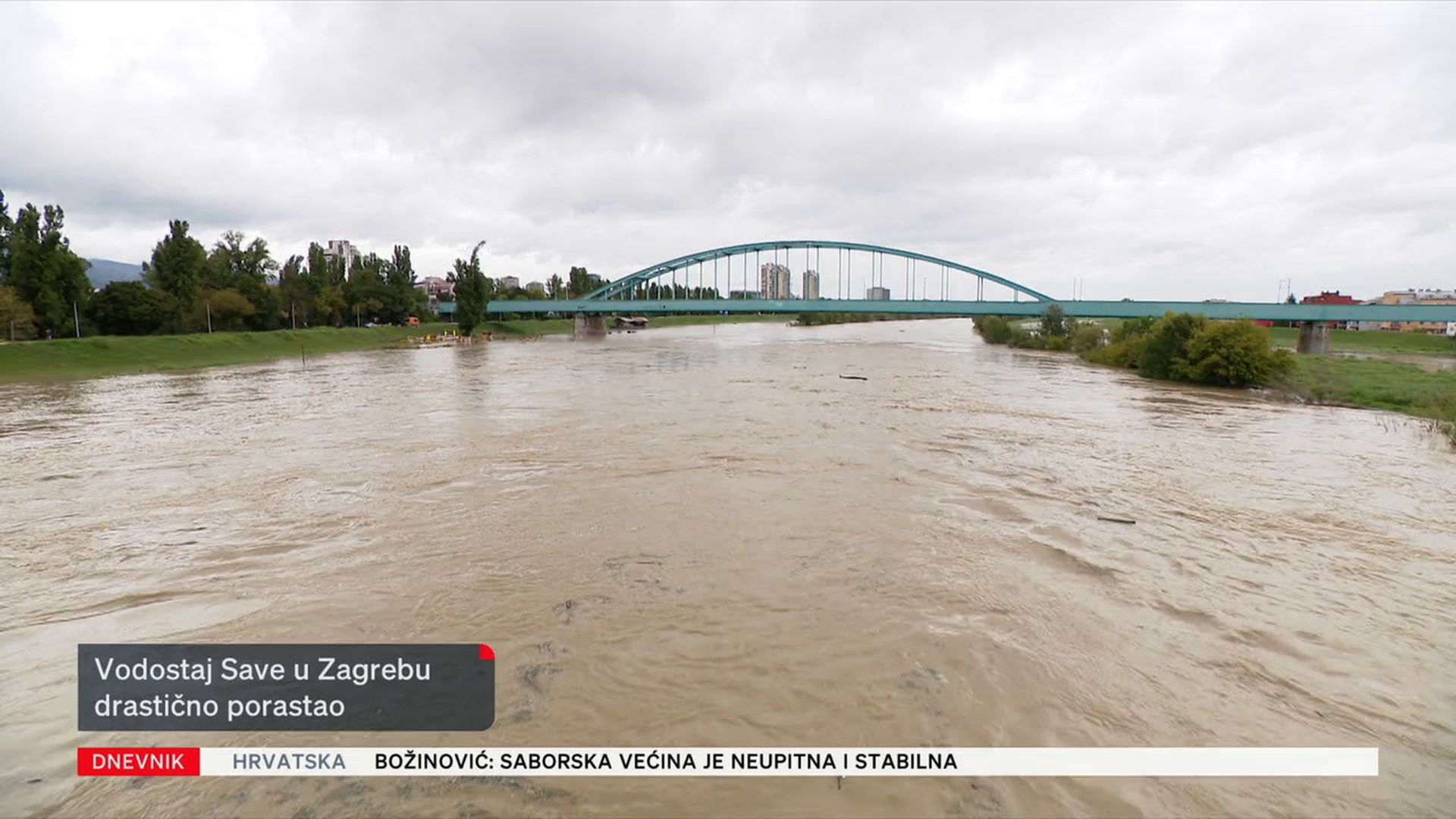 Visoki vodostaji rijeka u Hrvatskoj