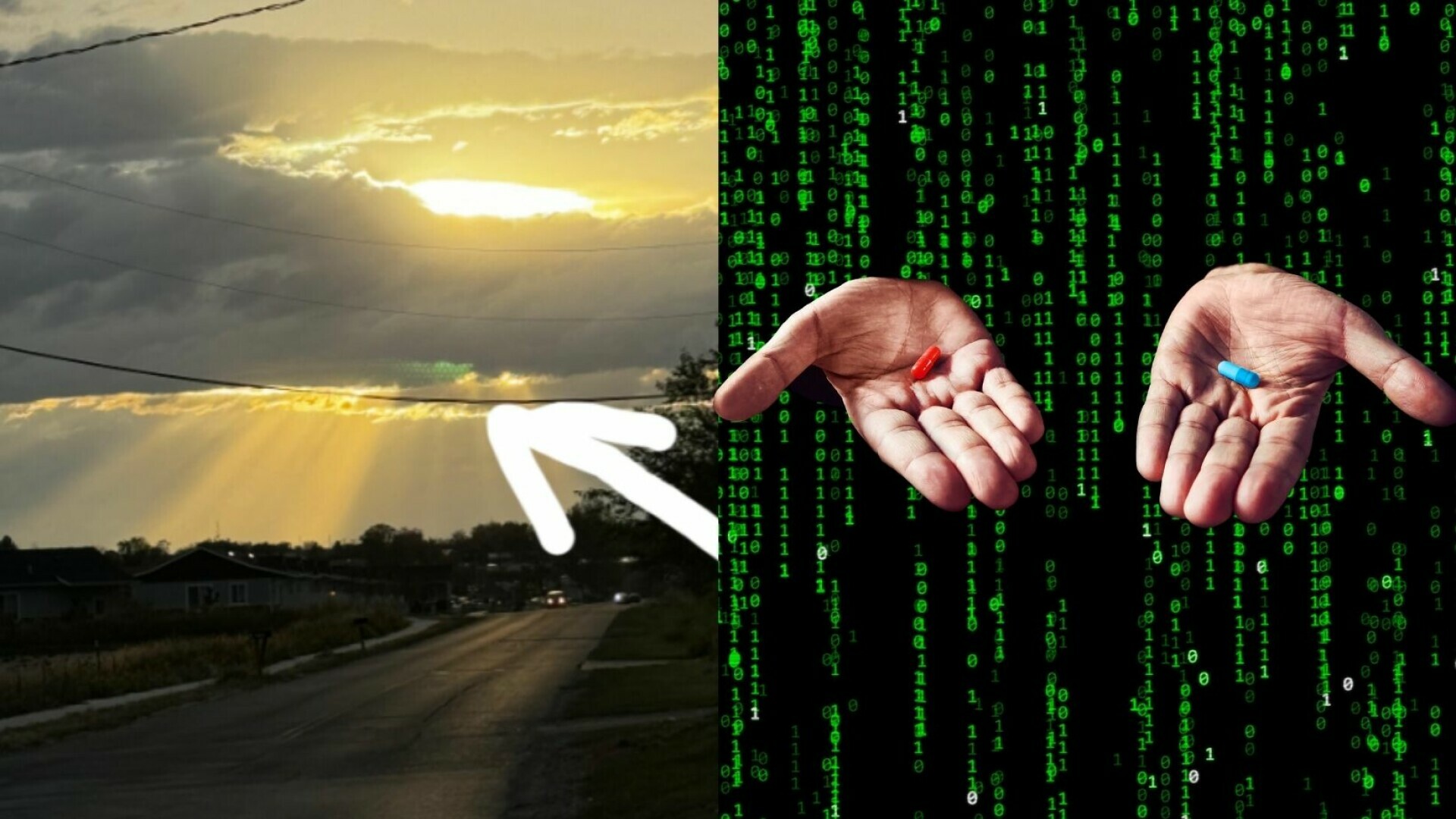 Ova fotografija neba izgleda kao "grešku u matrici"! Živimo li stvarno ...