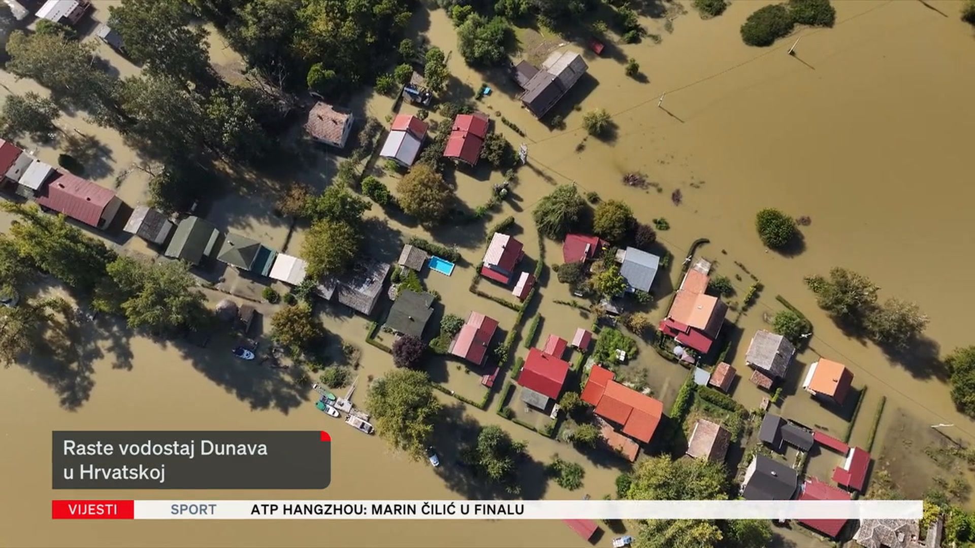 Raste vodostaj Dunava u Hrvatskoj