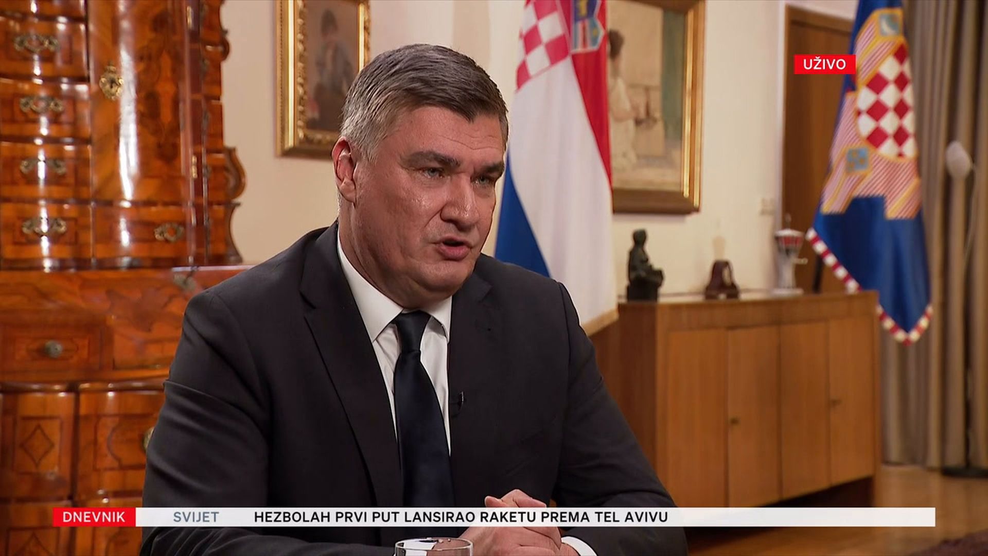 Zoran Milanović u Dnevniku Nove TV